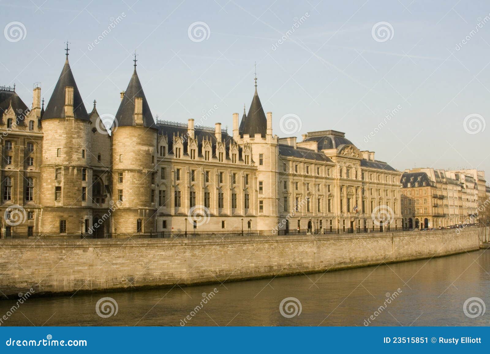 Paris Waterfront stock image. Image of europe, palace - 23515851