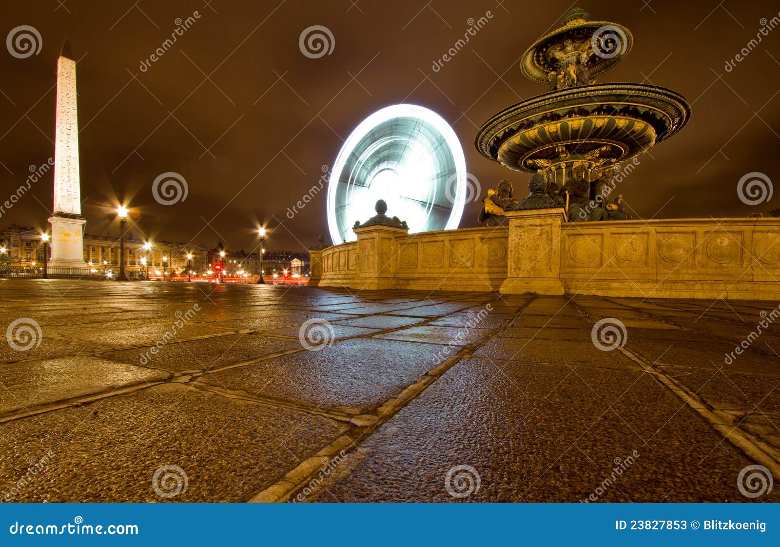 Paris wheel stock image. Image of arch, concorde, architectural - 23827853