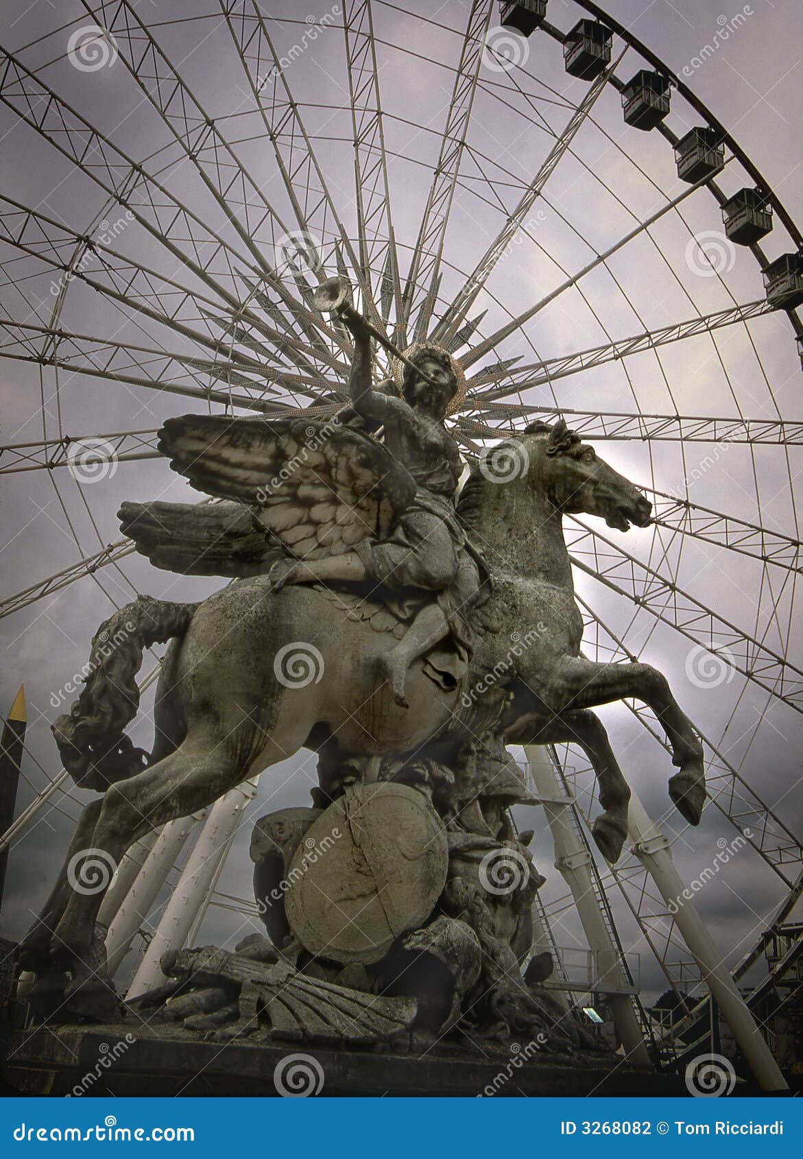 Paris wheel stock photo. Image of wheel, place, french - 3268082