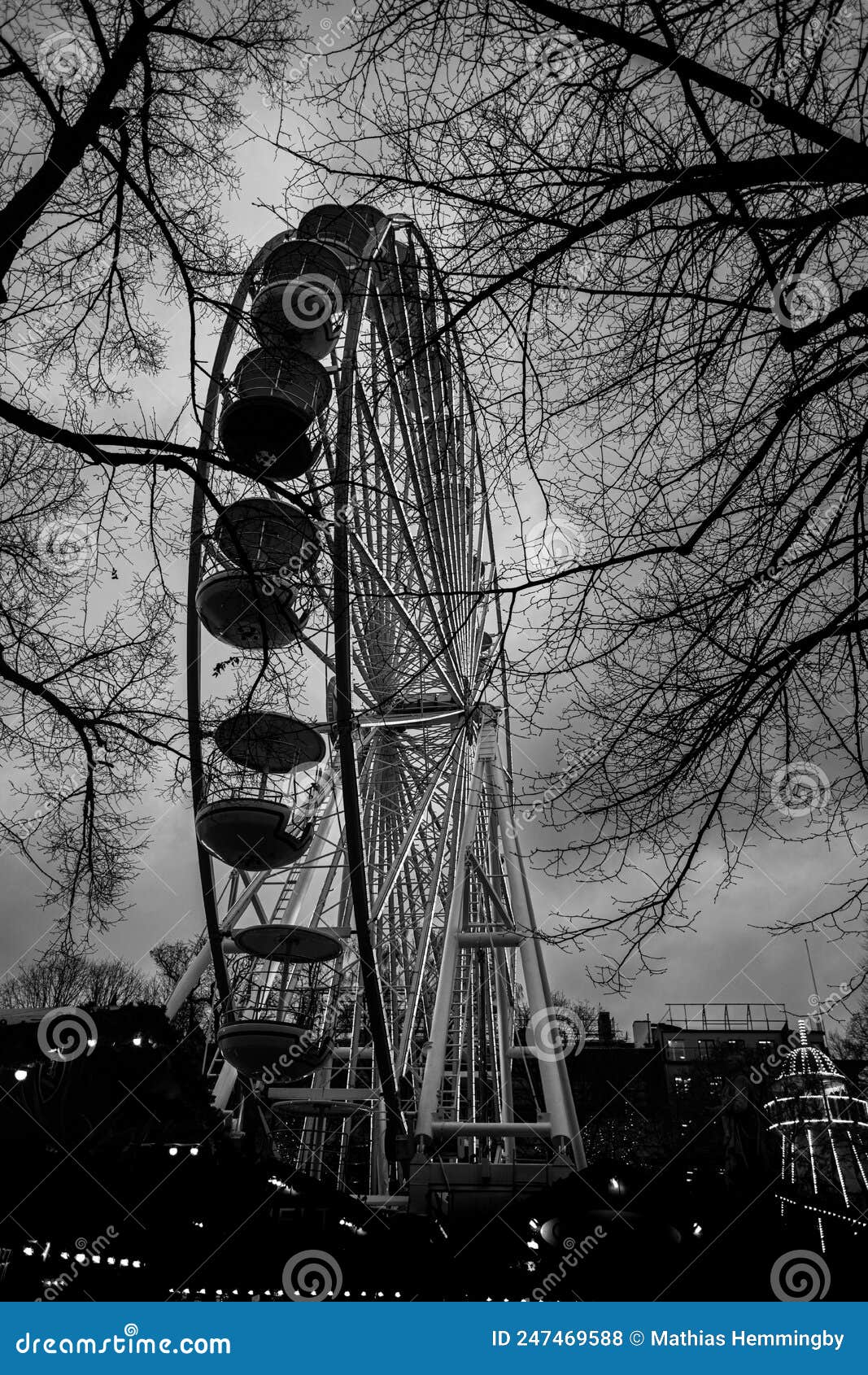 Paris Wheel stock photo. Image of paris, reflection - 247469588