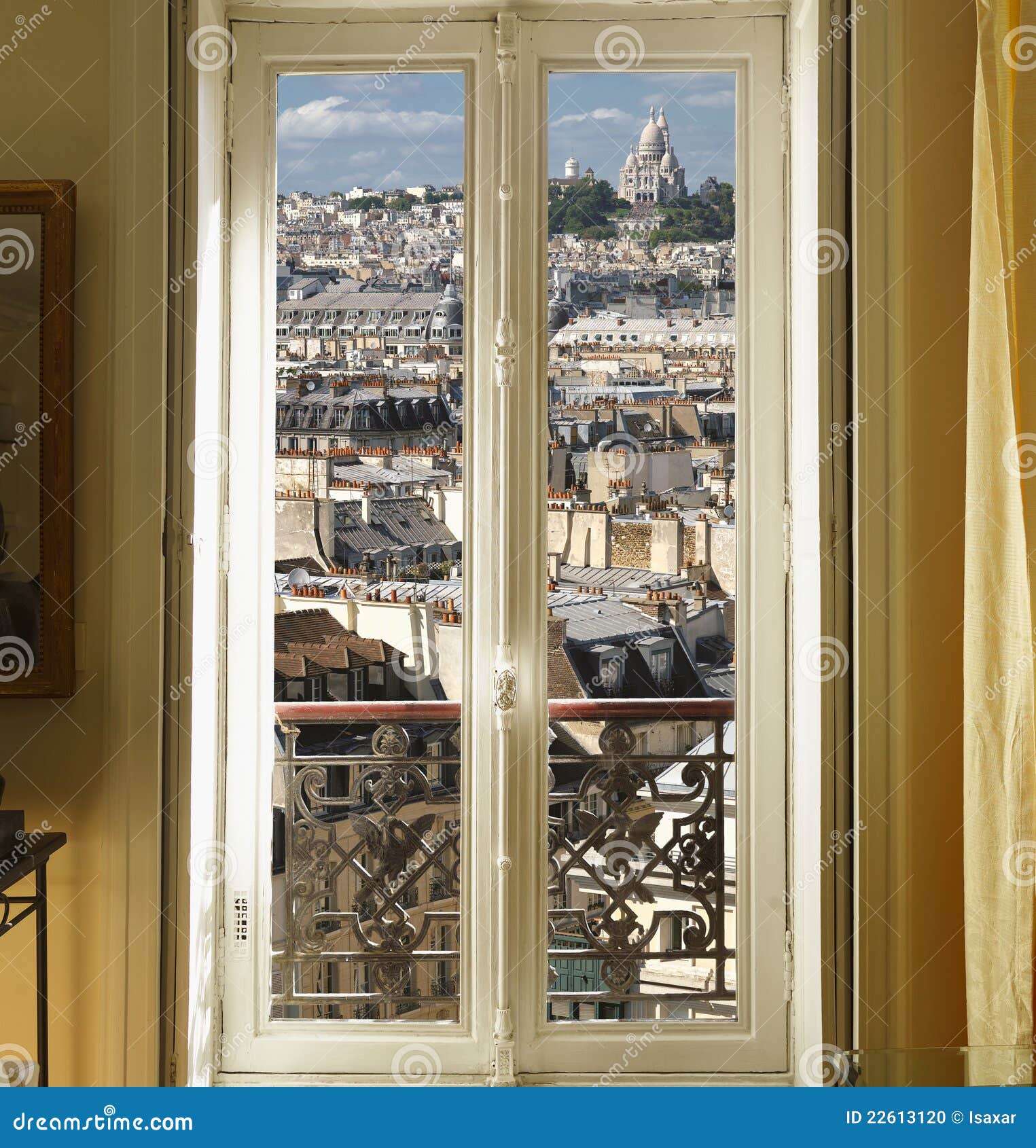 Paris - Window on the Roofs of Paris Stock Photo - Image of high, view ... Paris - Window on the Roofs of Paris Stock Photo - Image of high, view ...