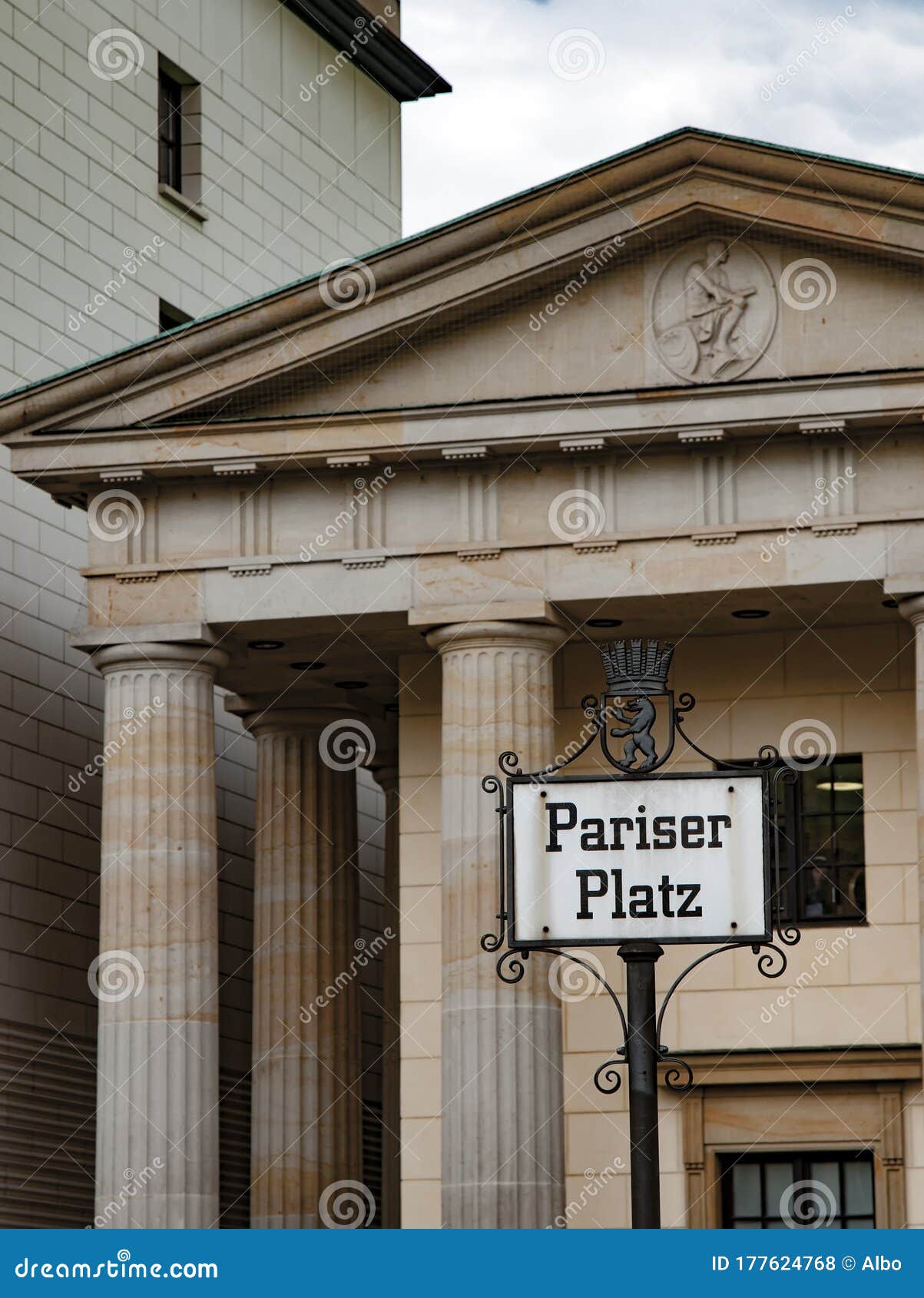 Pariser square in Berlin stock photo. Image of europe - 177624768