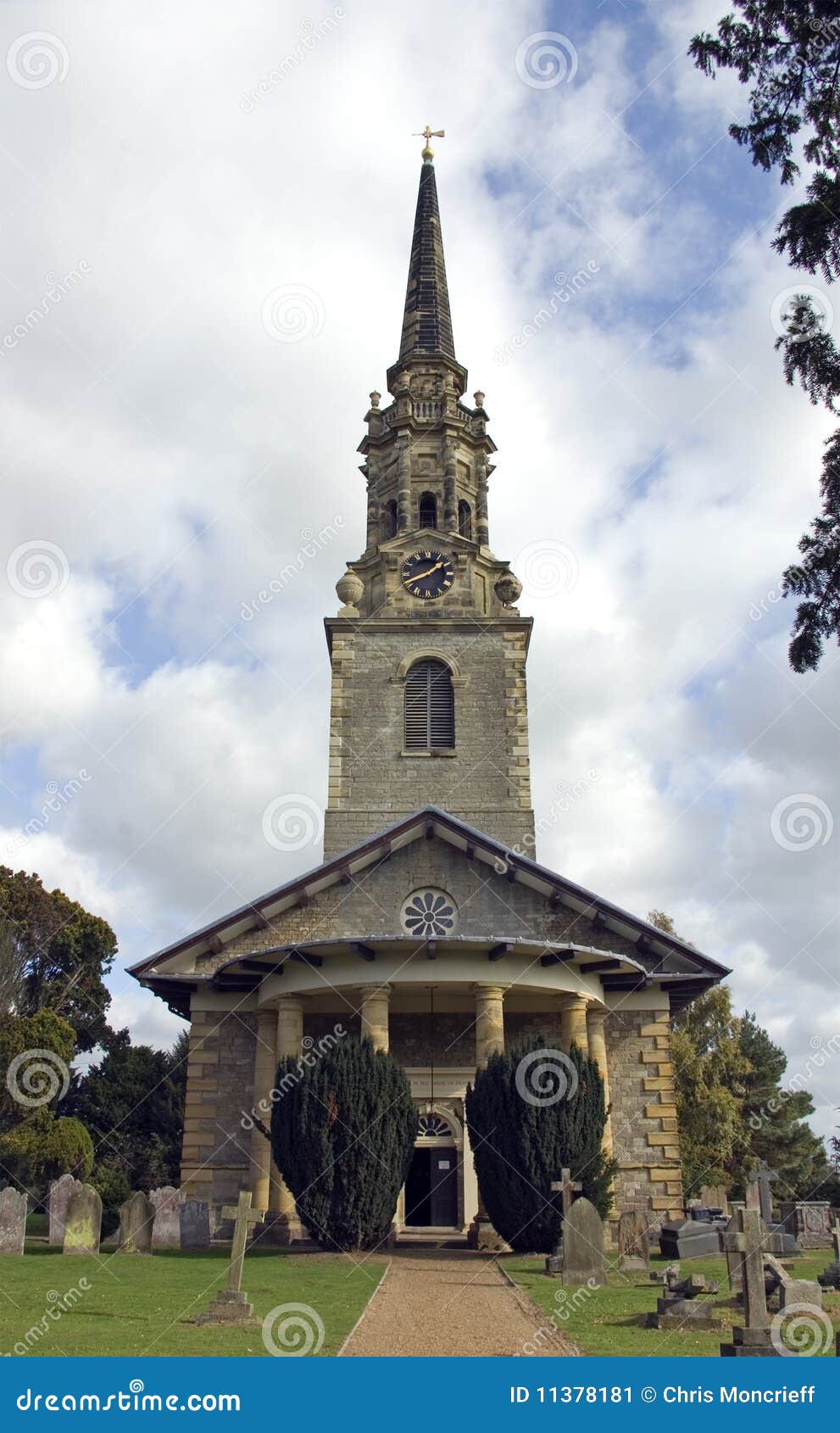 The Parish Church of St Lawrence Stock Image - Image of merewoth ...