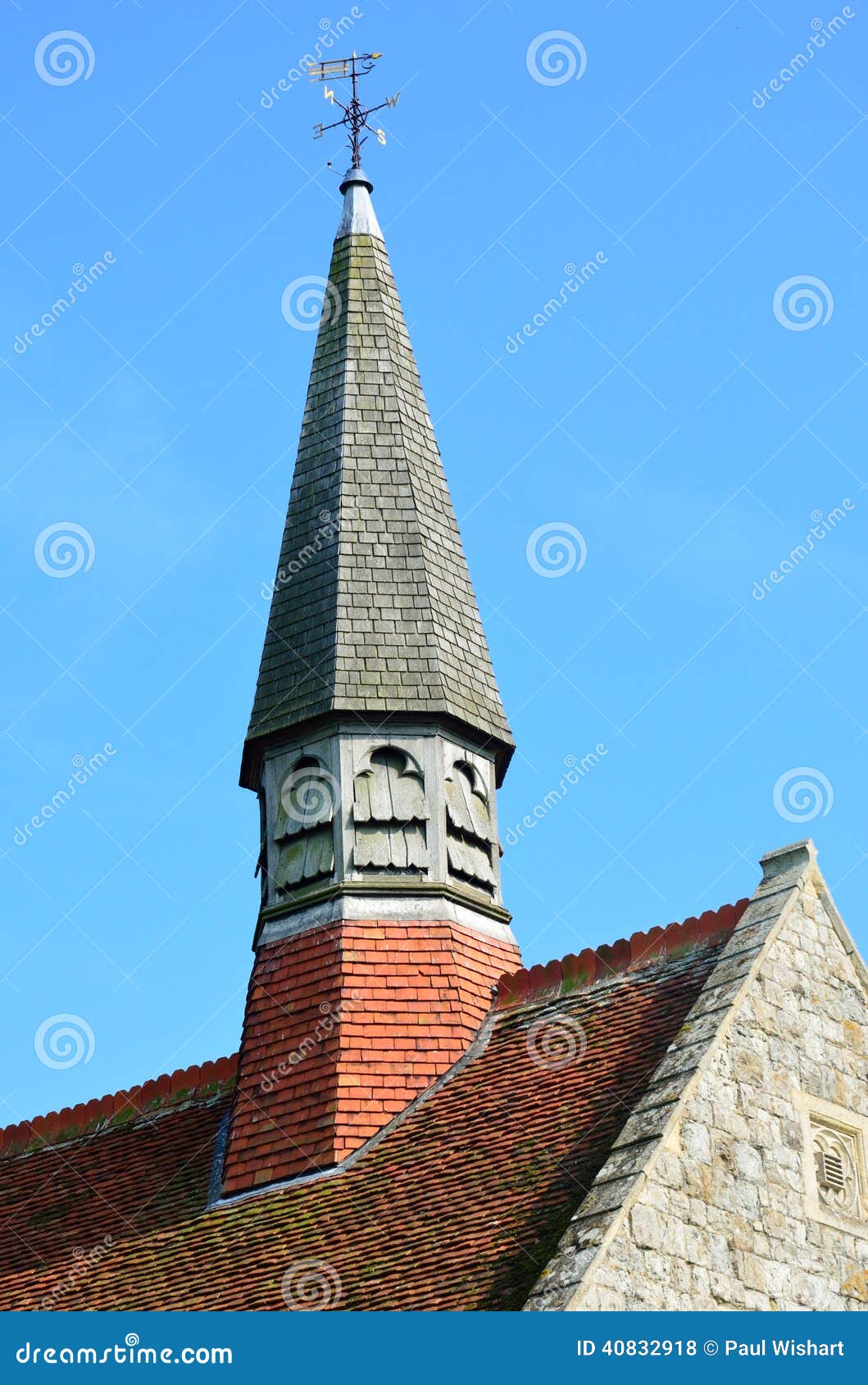 Parish church steeple stock photo. Image of medieval - 40832918