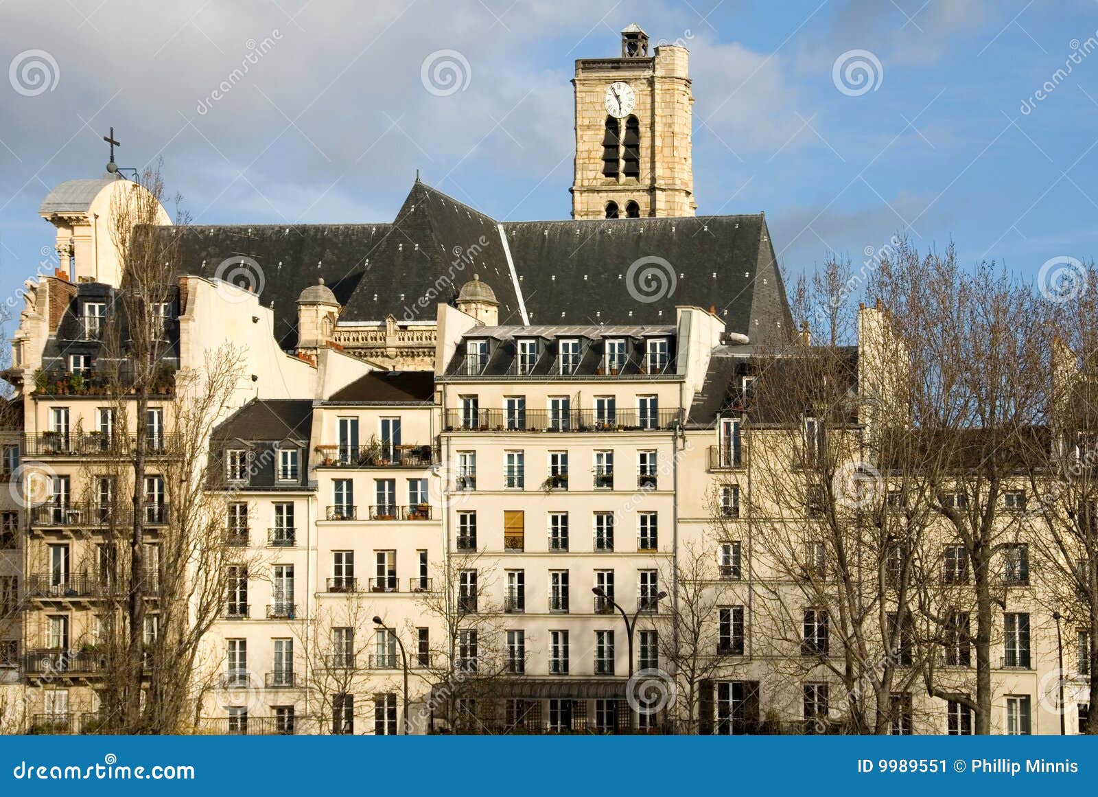 Parisian Apartments stock image. Image of home, france - 9989551