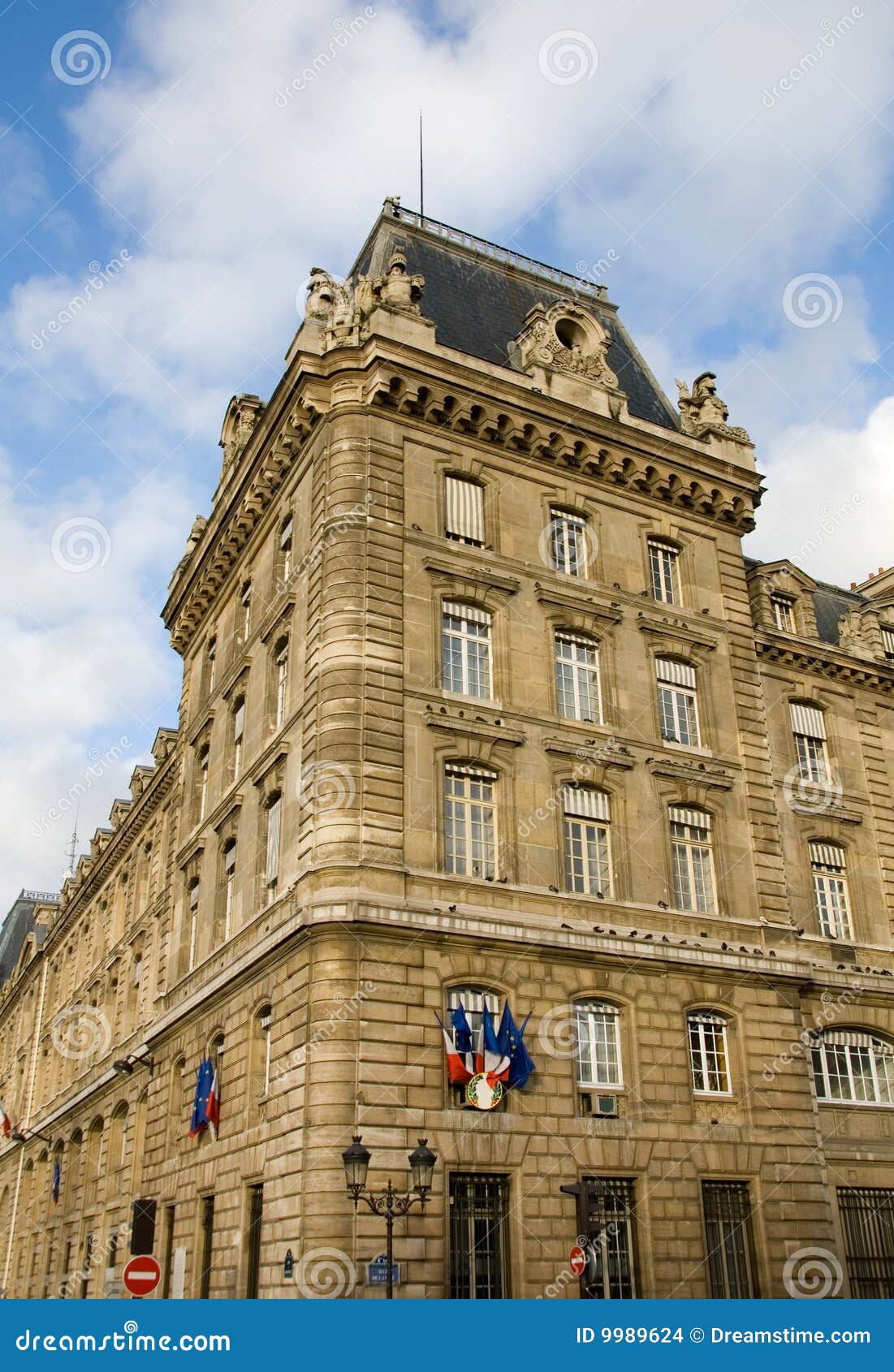 Parisian Architecture stock photo. Image of window, storey - 9989624