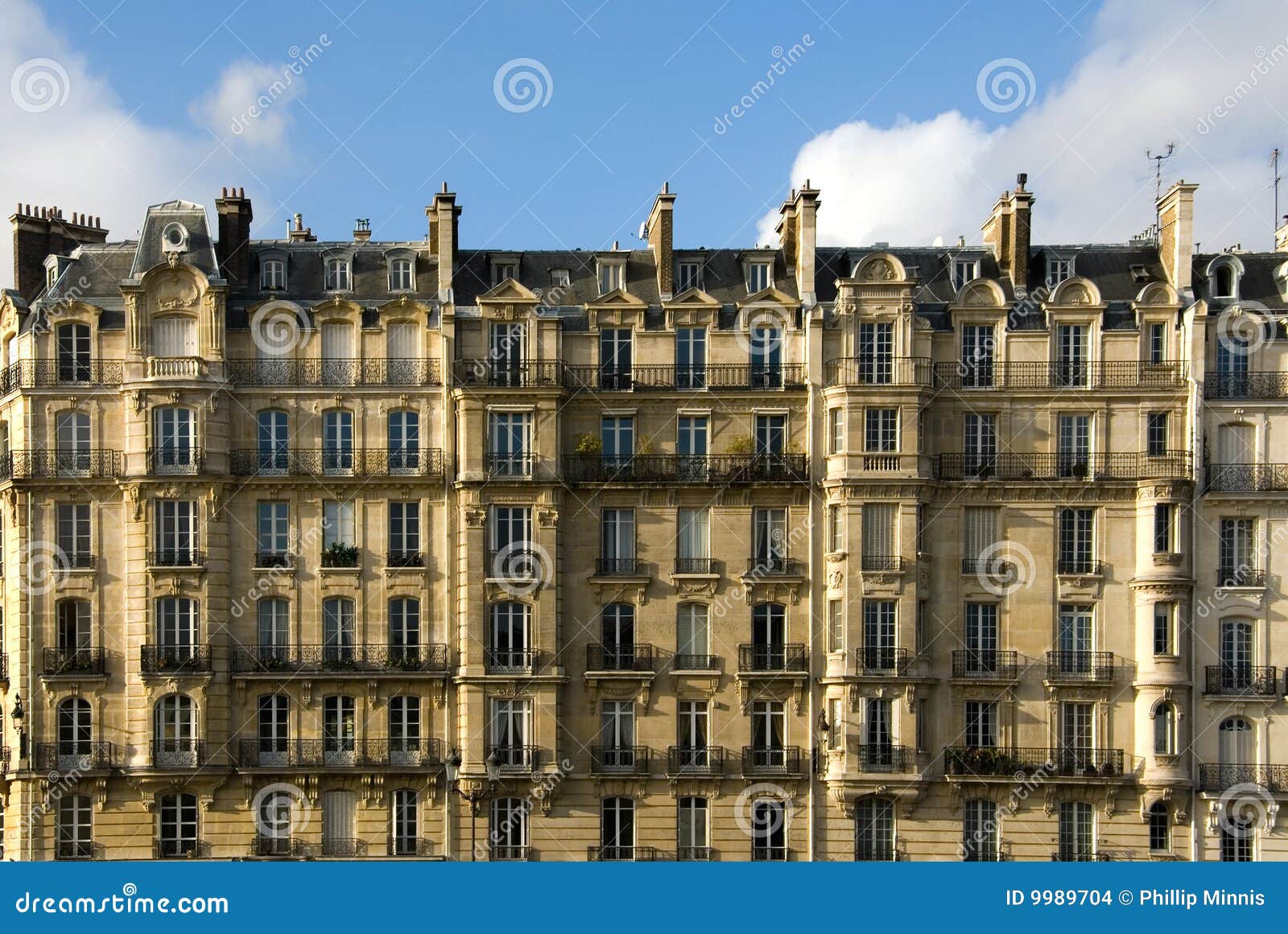 Parisian Architecture stock photo. Image of architectural - 9989704