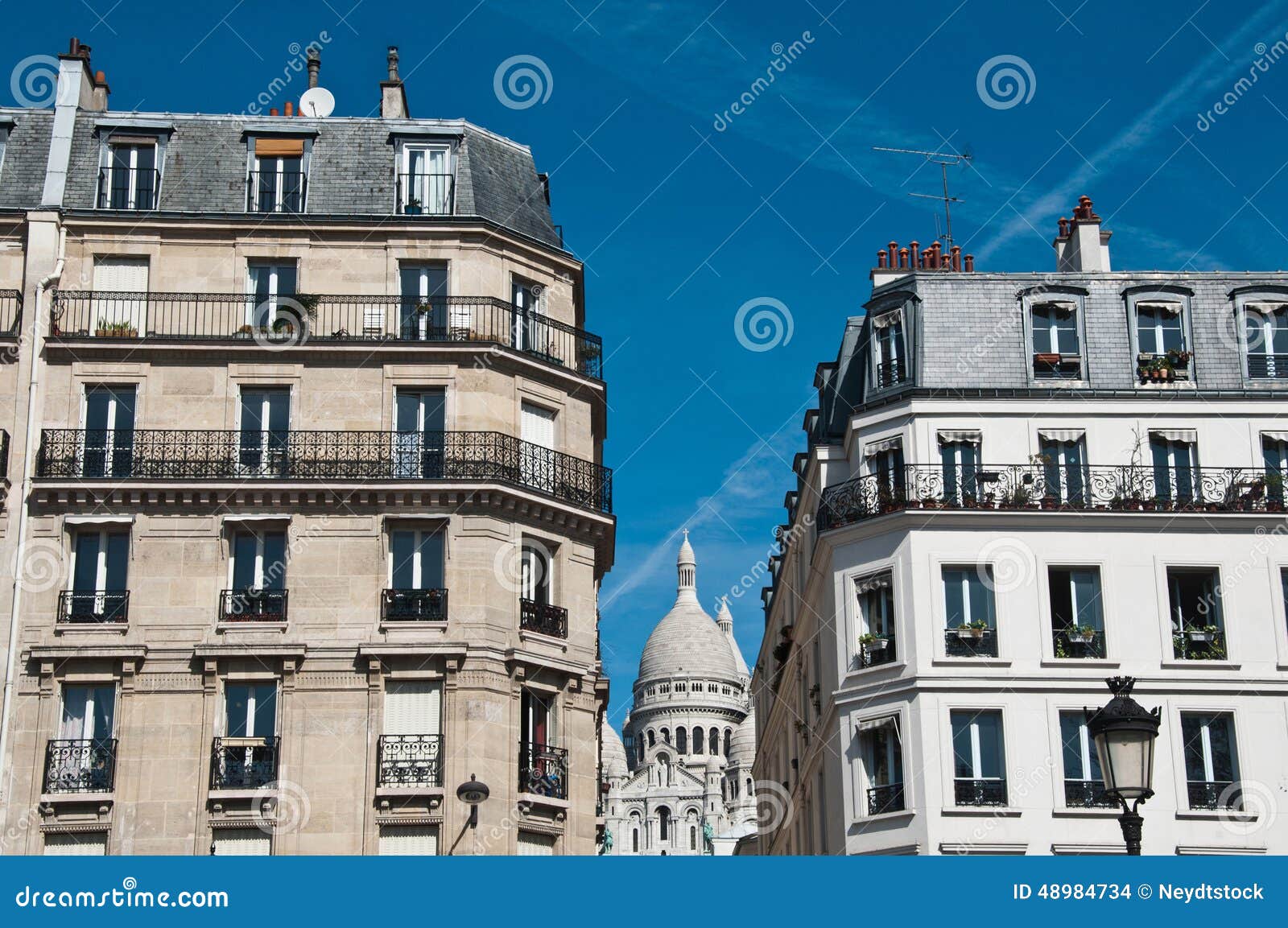 Parisian building stock photo. Image of investment, design - 48984734