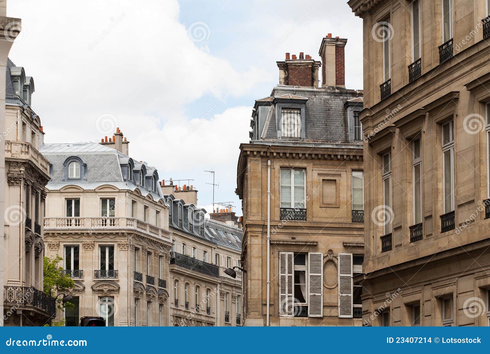 Parisian Cityscape of Classic Architure Stock Photo - Image of paris ...