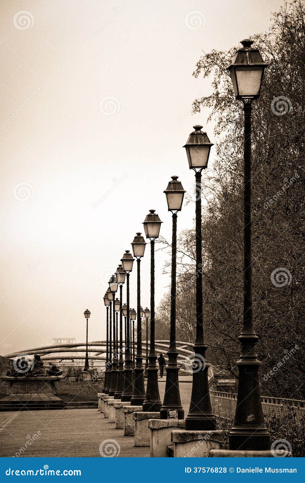 Parisian lamp posts stock photo. Image of parisian, sidewalk - 37576828