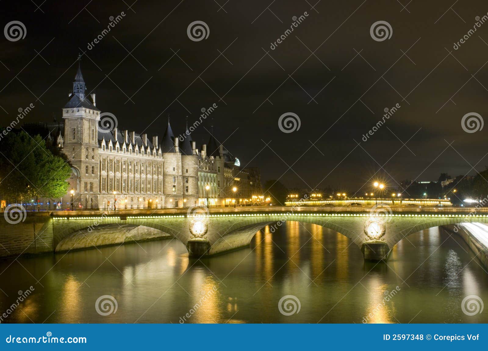 Parisian Nights stock photo. Image of palace, motion, cite - 2597348
