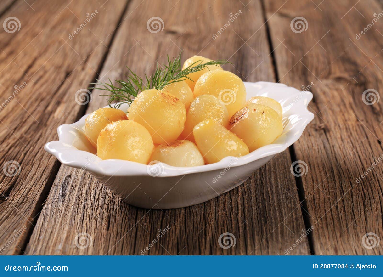 Parisian Potatoes (Pommes Parisienne) Stock Photo - Image of food ...