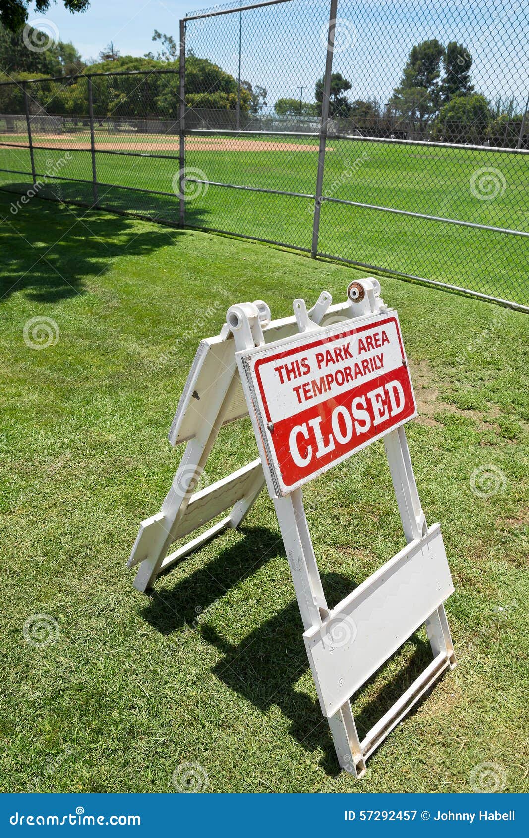 Park Area Closed stock image. Image of equipment, infield - 57292457