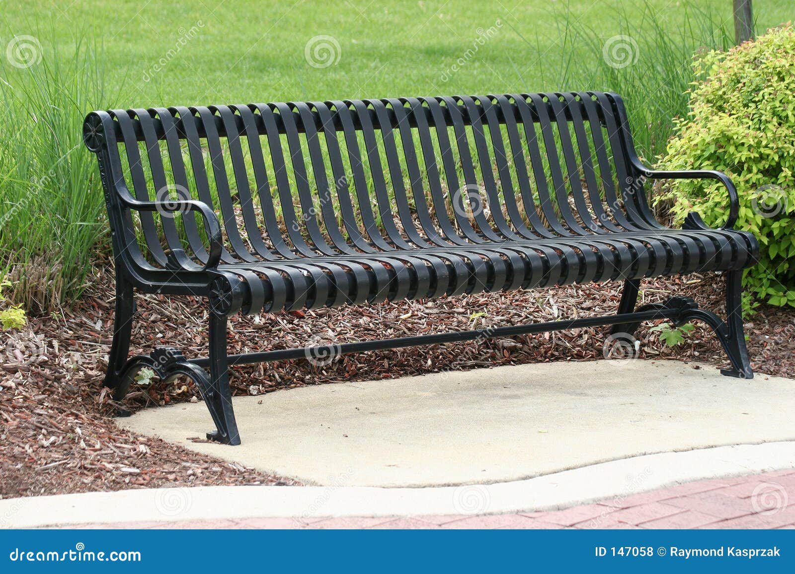 Park-Bank stockfoto. Bild von schwarzes, park, sitz, bank - 147058