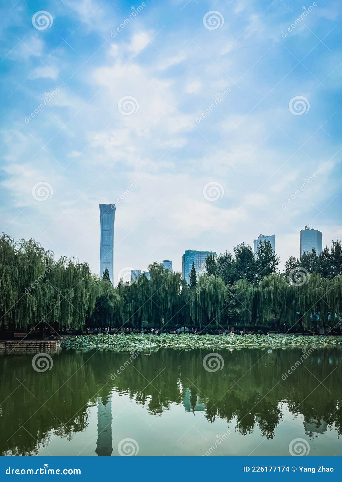 A park in Beijing stock photo. Image of morning, park - 226177174