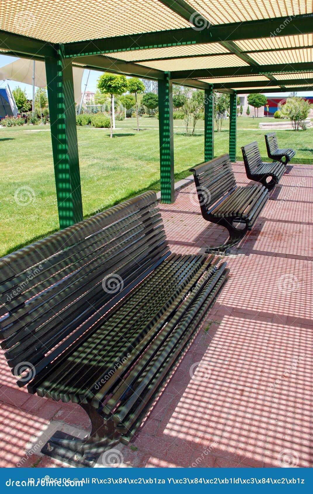 A park bench stock photo. Image of line, park, place - 10506106