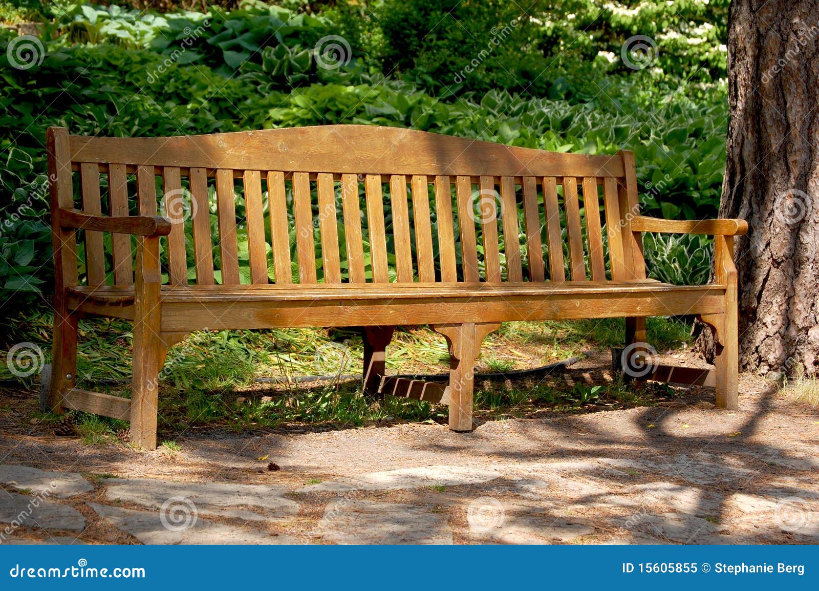 Park Bench stock image. Image of recreational, company - 15605855