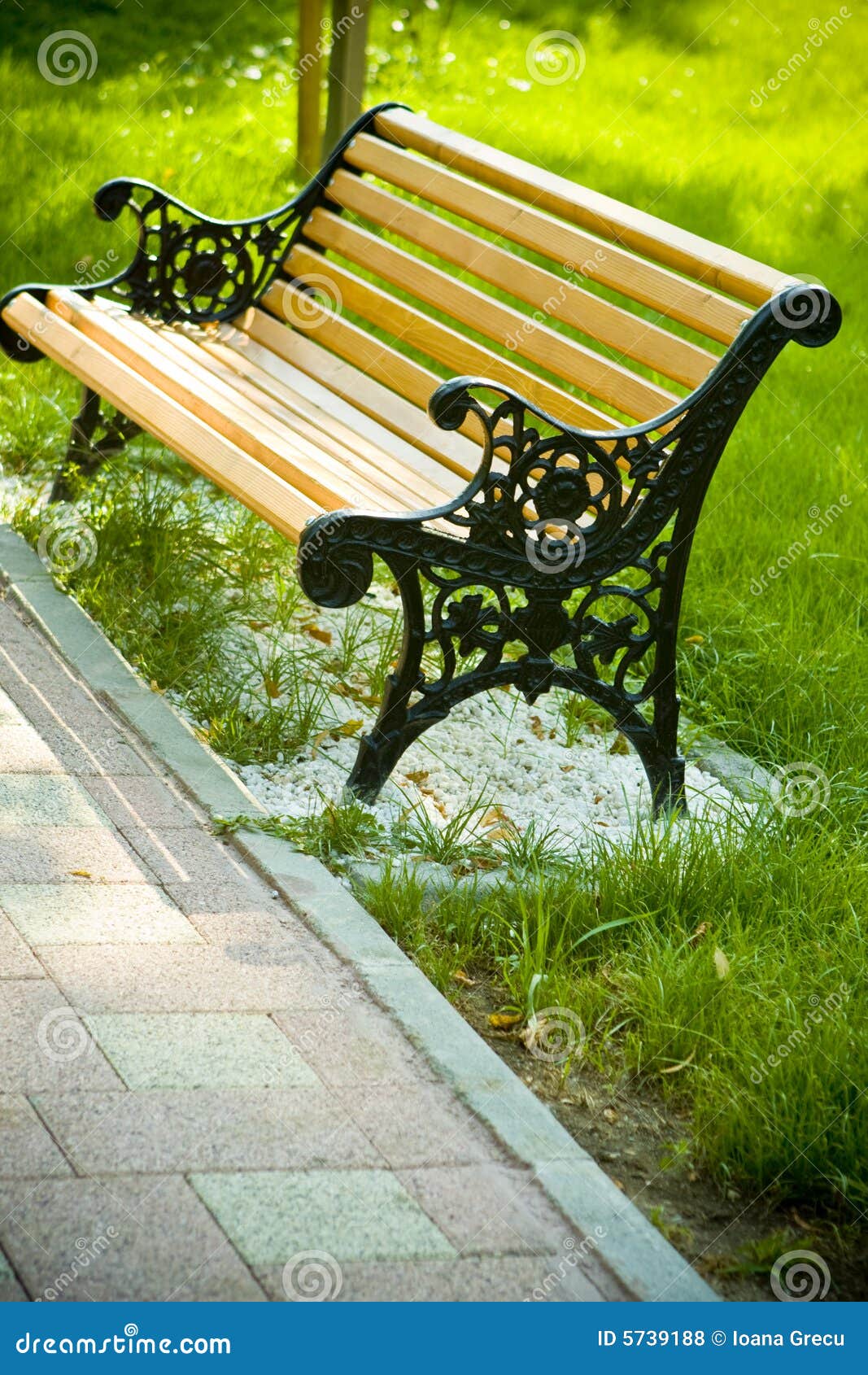 Park bench stock photo. Image of model, lace, detail, wood - 5739188
