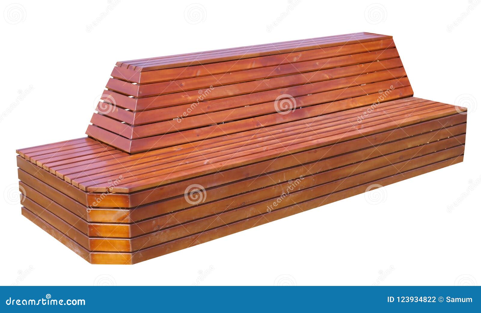 Park Bench Isolated on White Stock Photo - Image of decoration, forged ...