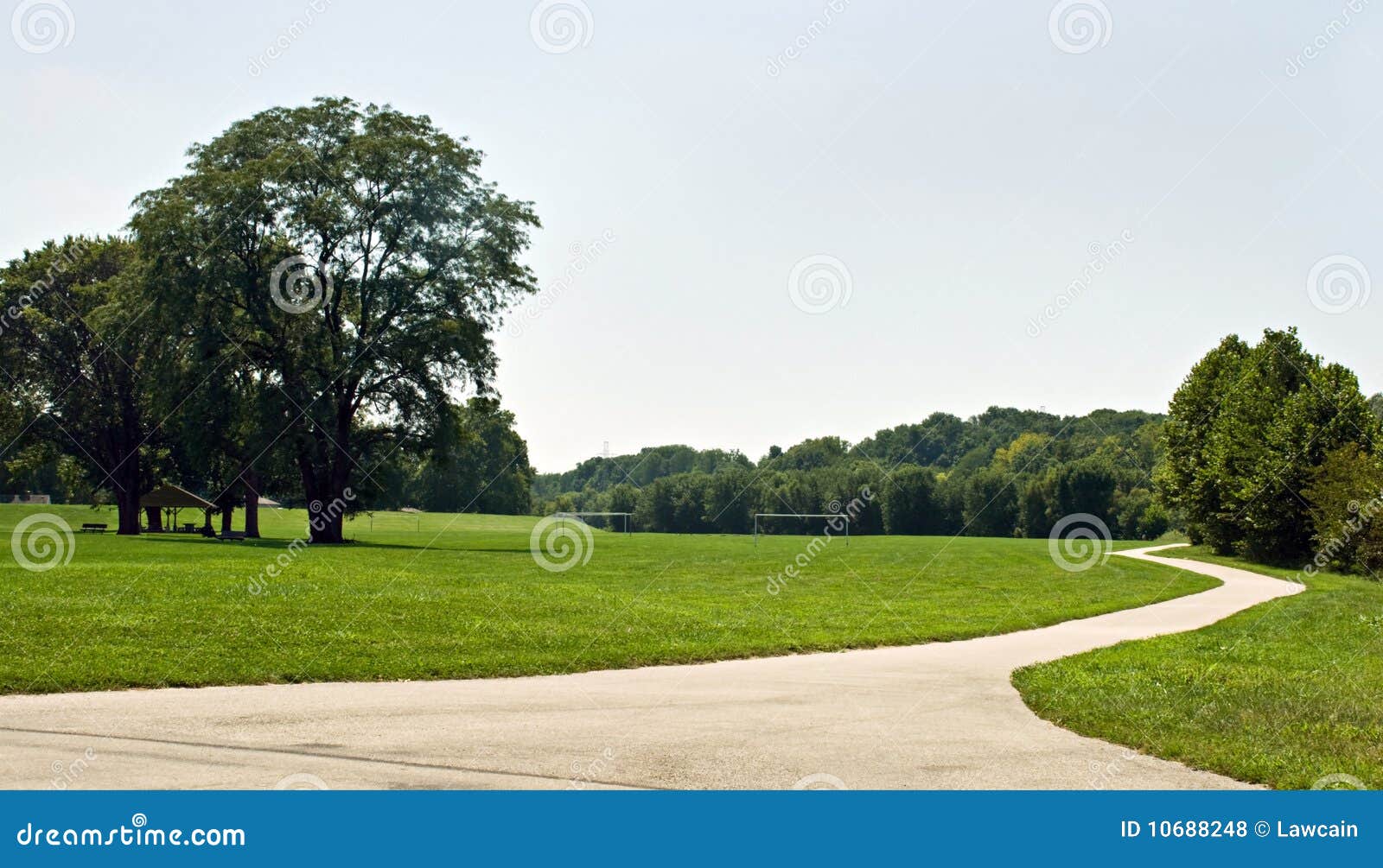 Park Bike Path stock photo. Image of ohio, grass, outdoor - 10688248