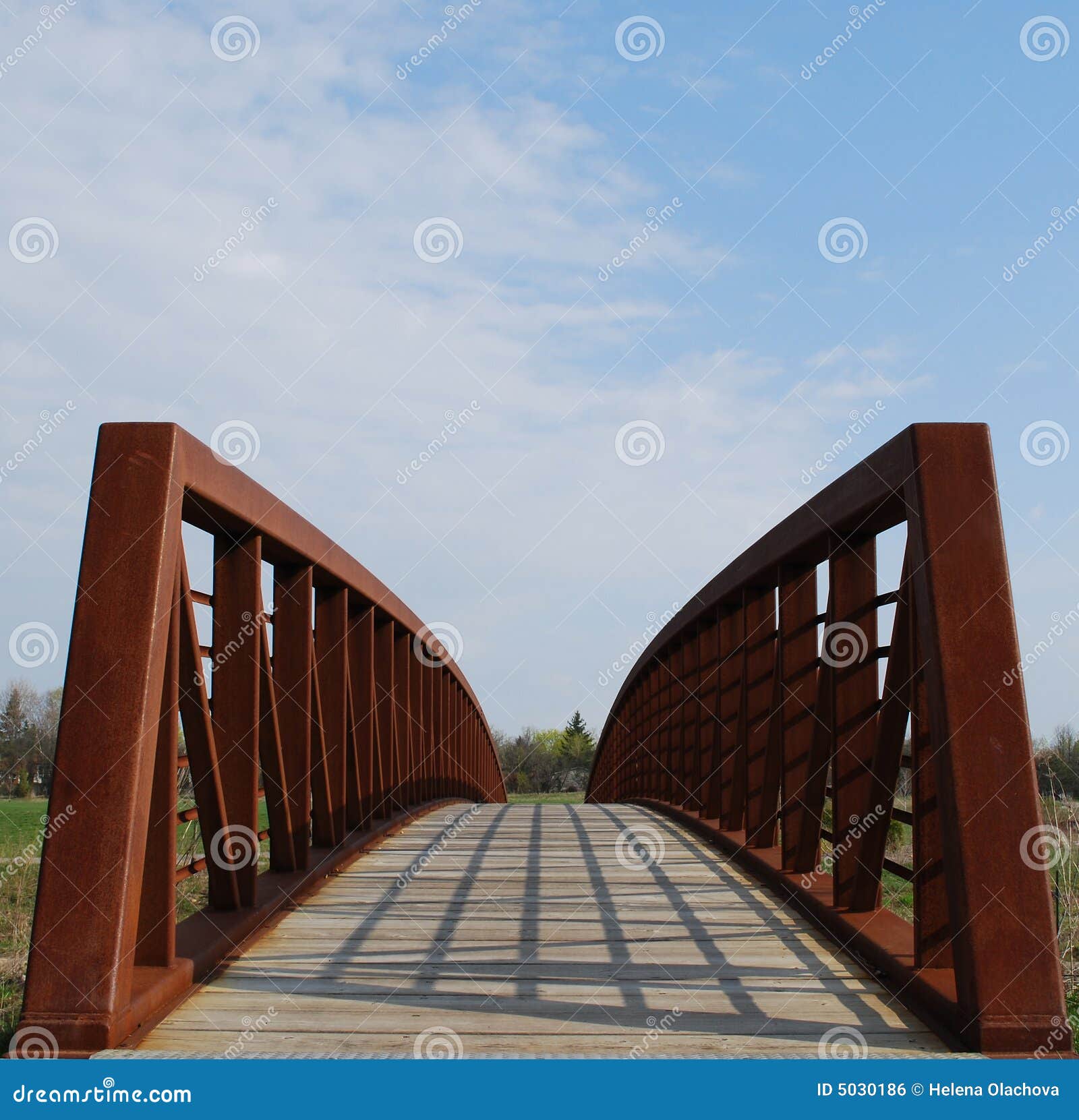 Park Bridge stock photo. Image of construction, recreation - 5030186