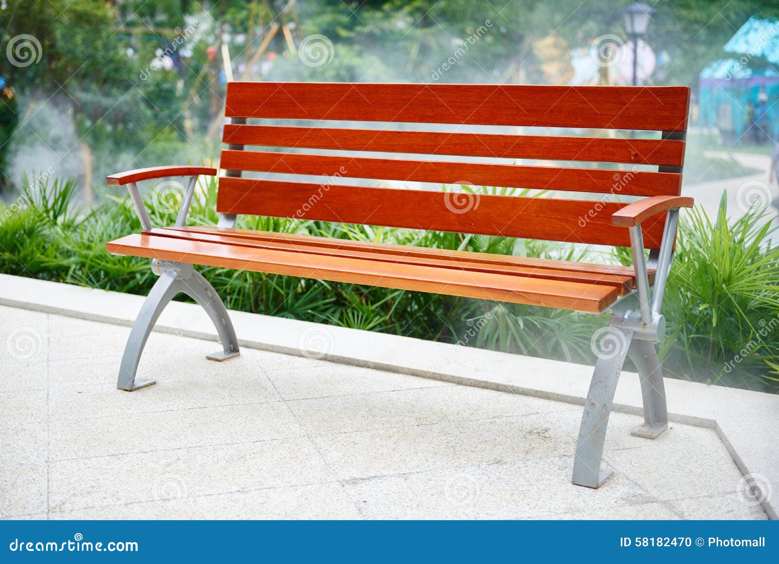 Park chair stock photo. Image of color, front, city, design - 58182470