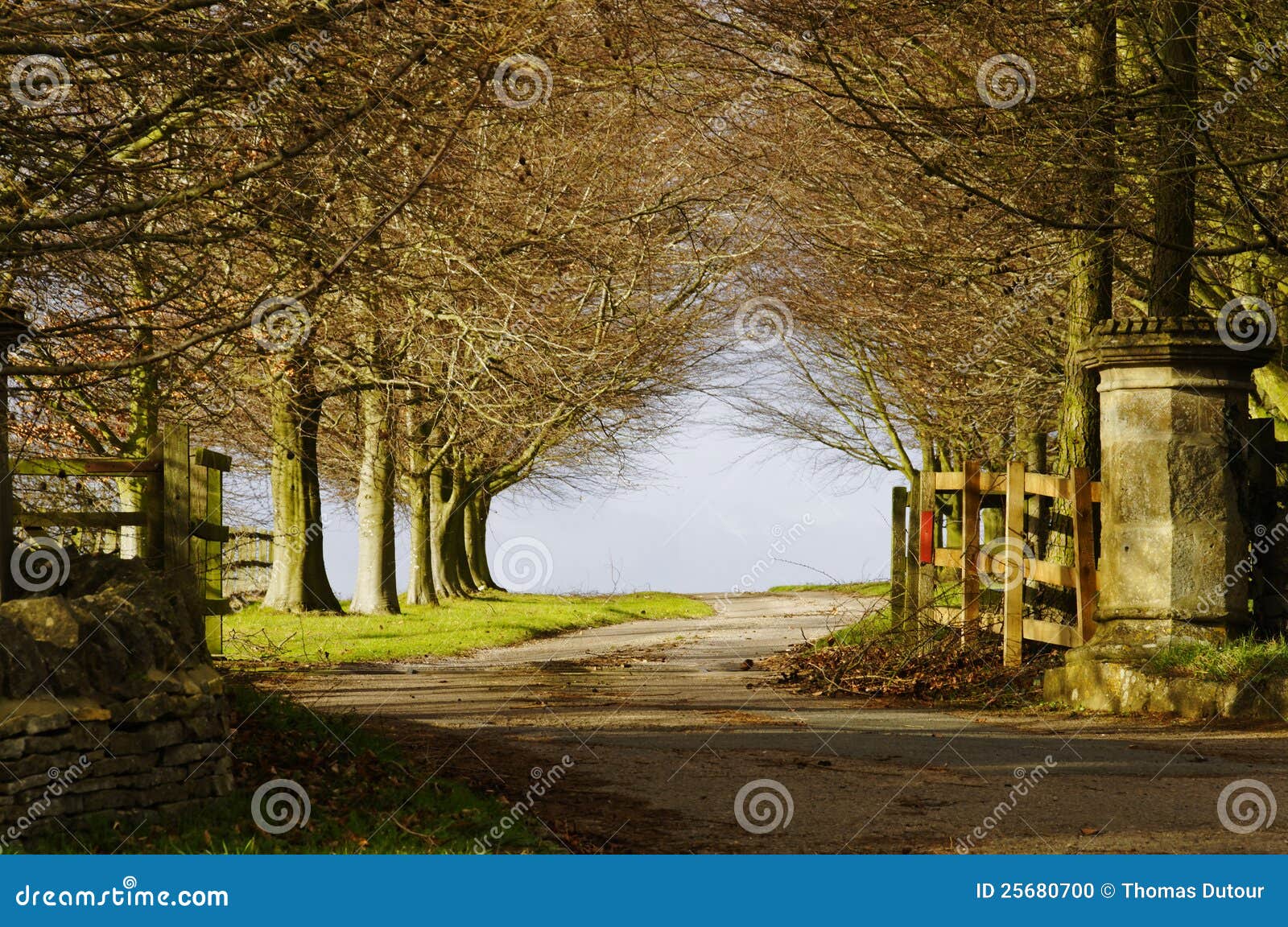 Park entry gate stock photo. Image of land, horizon, britain - 25680700