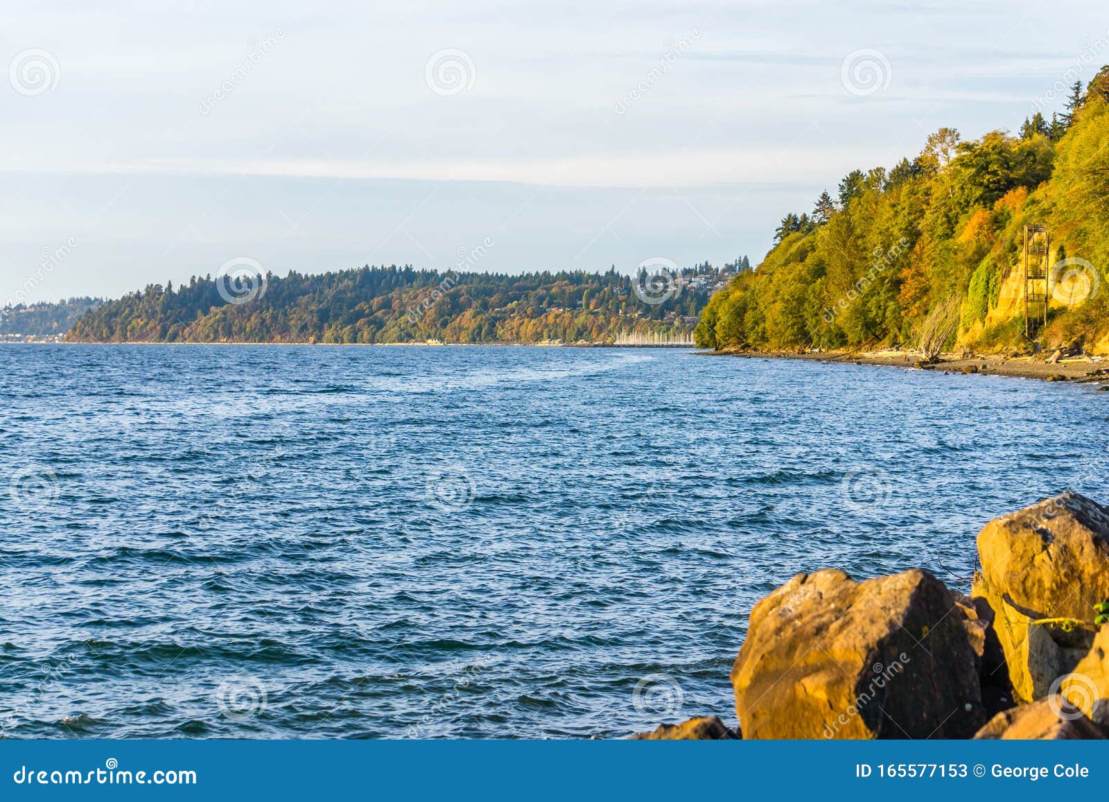 Park Fall Shoreline stock image. Image of state, park - 165577153