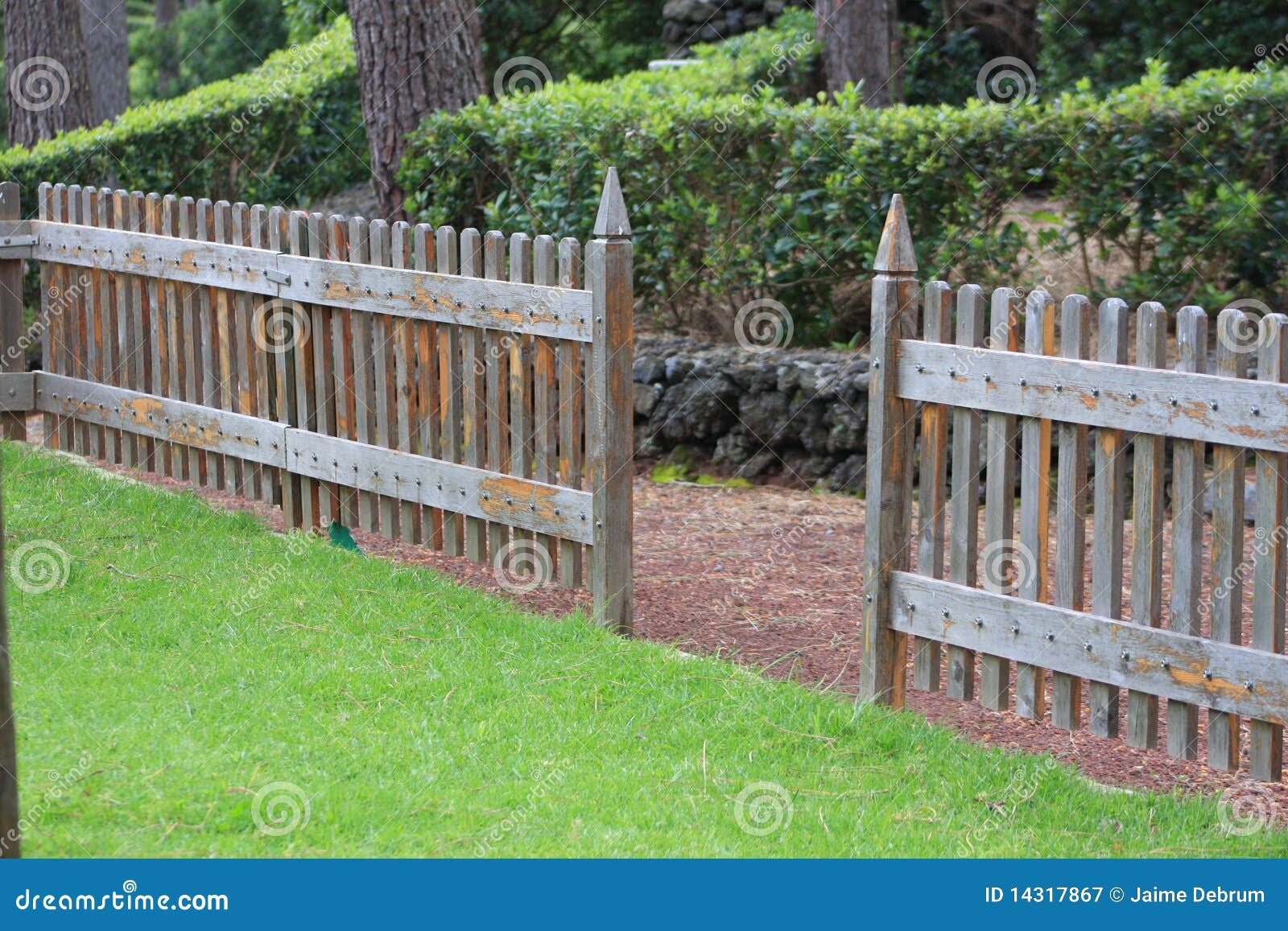 Park fence stock image. Image of outdoor, park, abstract - 14317867
