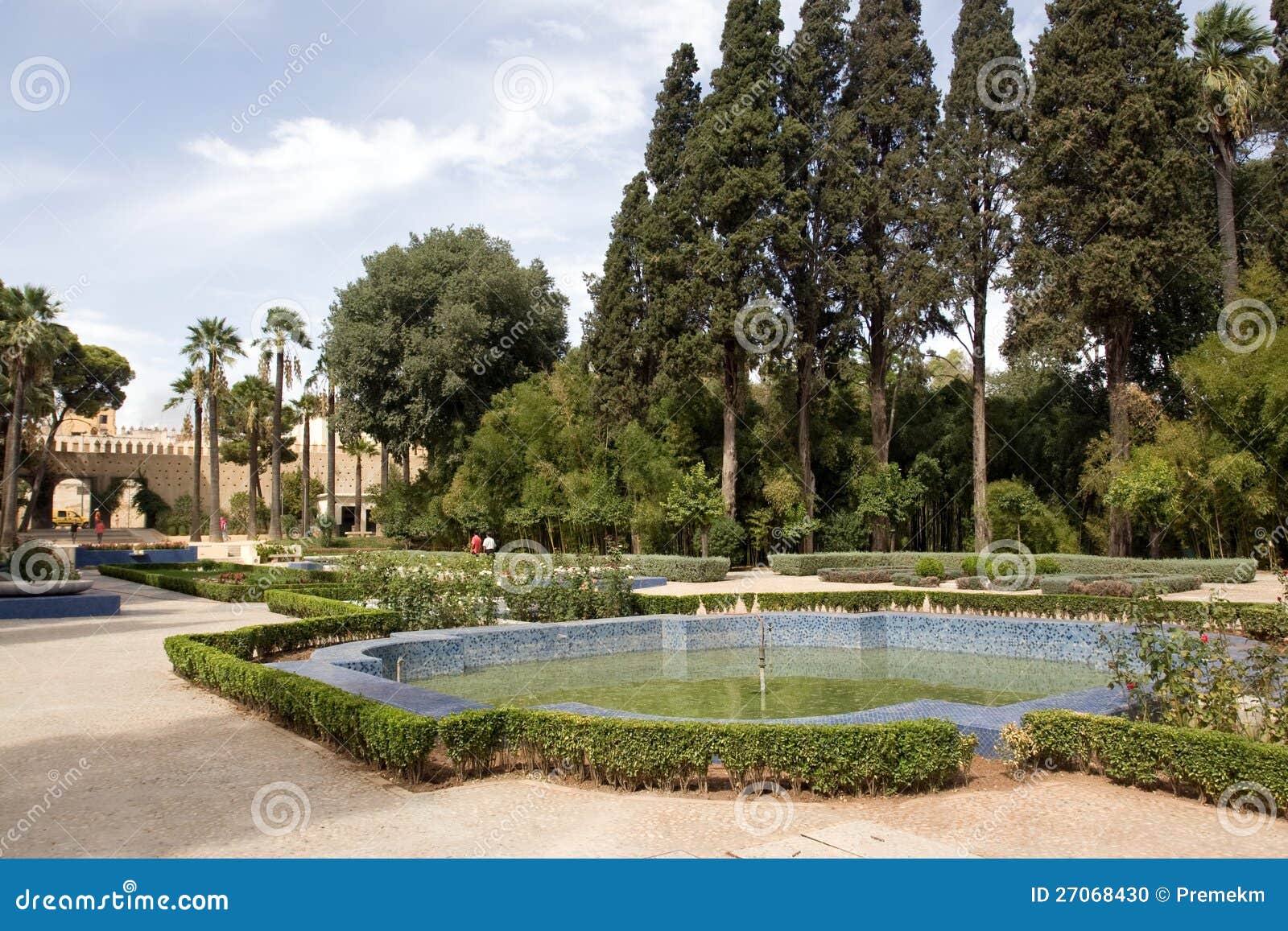 Park in Fes, Morocco, Africa Stock Photo - Image of unesco, arabian ...