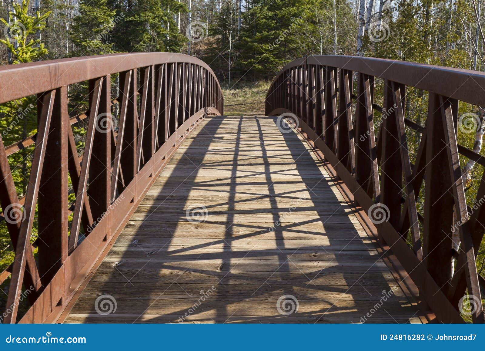 Park Footbridge stock photo. Image of architecture, modern - 24816282
