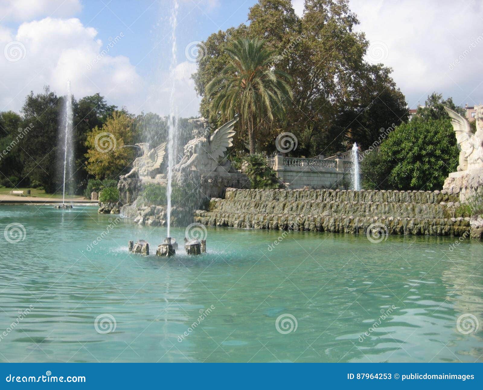 Park And Fountain Picture. Image: 87964253