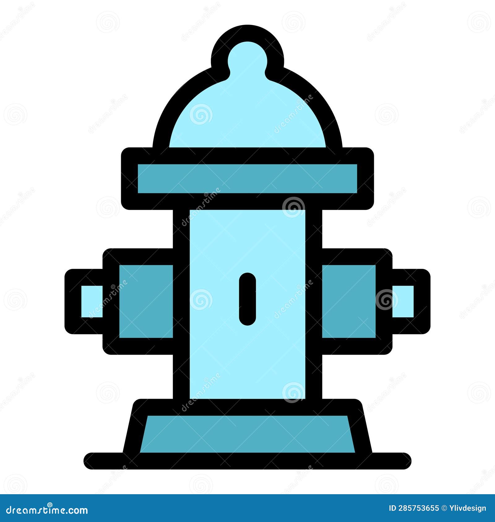 Red Fireplug, Open Black Emergency Exit Door, Firefighter Safety Helmet ...