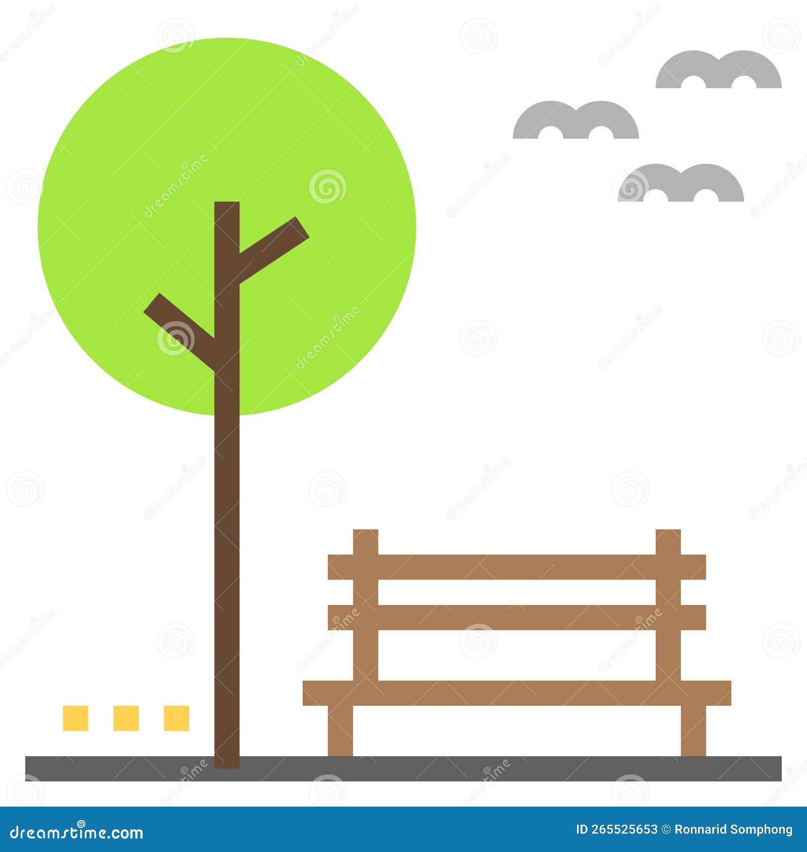 PARK ICON Vector Illustration Stock Vector - Illustration of vector ...