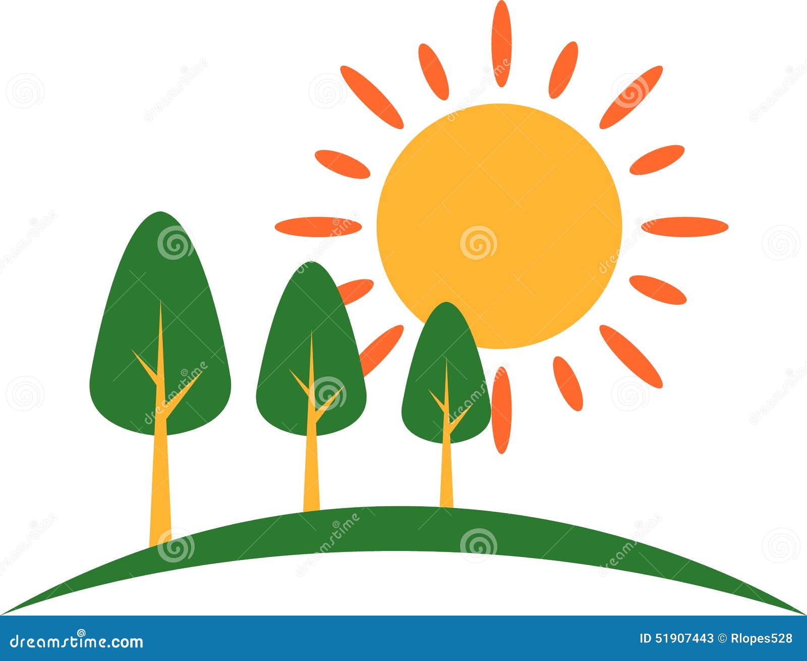 Park Logo stock vector. Illustration of recreation, tree - 51907443