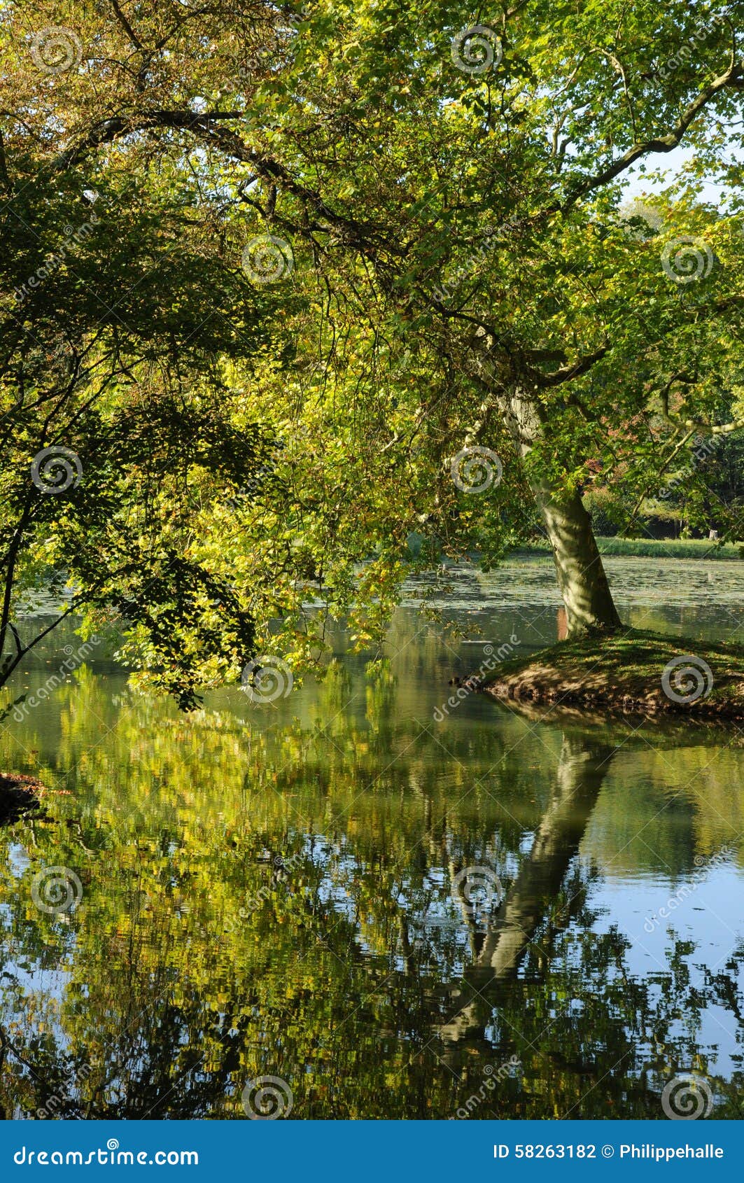 The Park Jean-Jacques Rousseau in Ermenonville Stock Photo - Image of ...