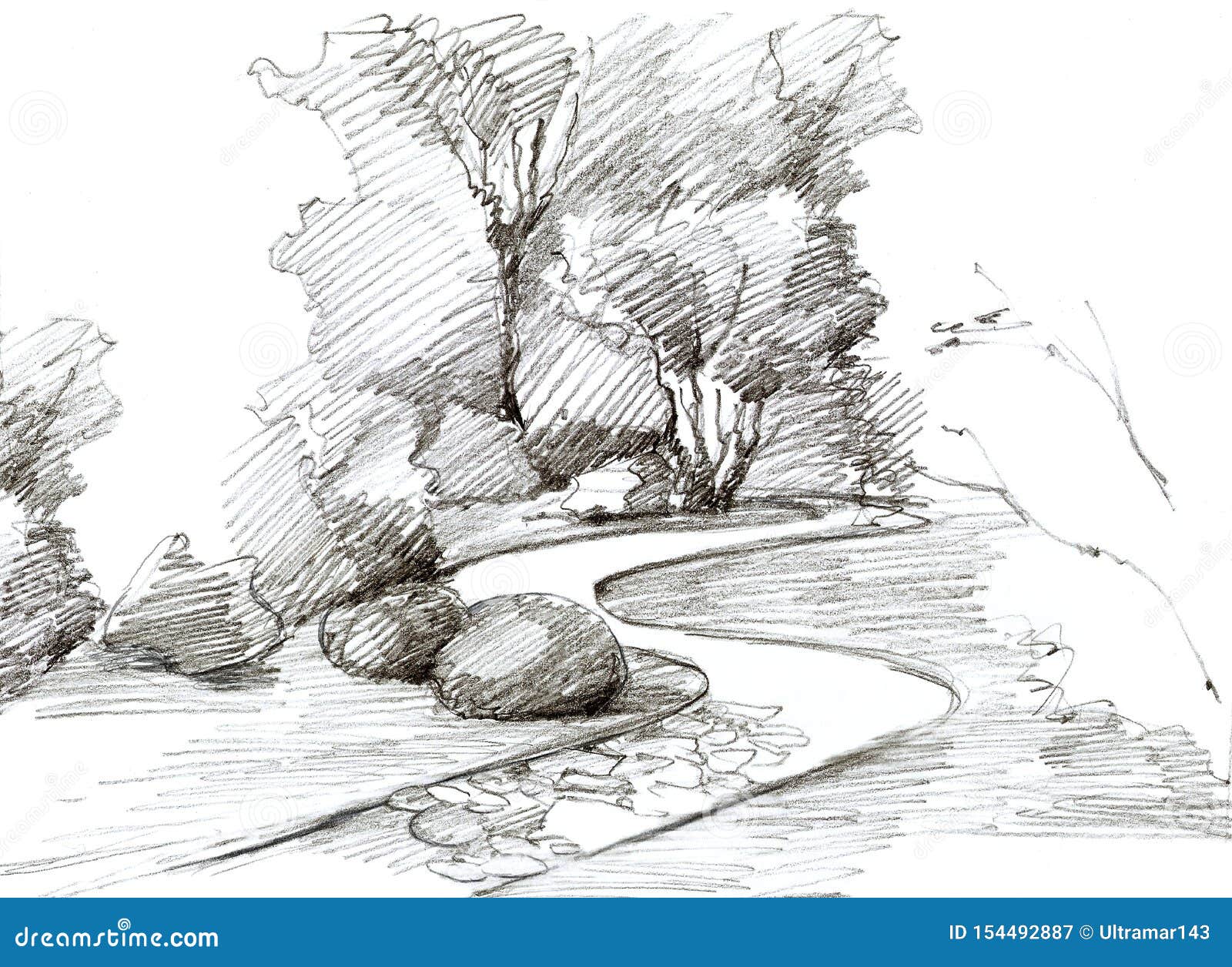 Trees Footpath Stock Illustrations – 521 Trees Footpath Stock ...