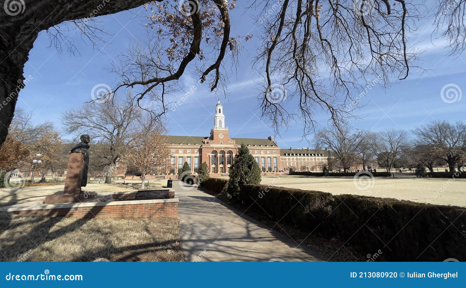 Library - Oklahoma State University - Stillwater Stock Photo - Image of ...