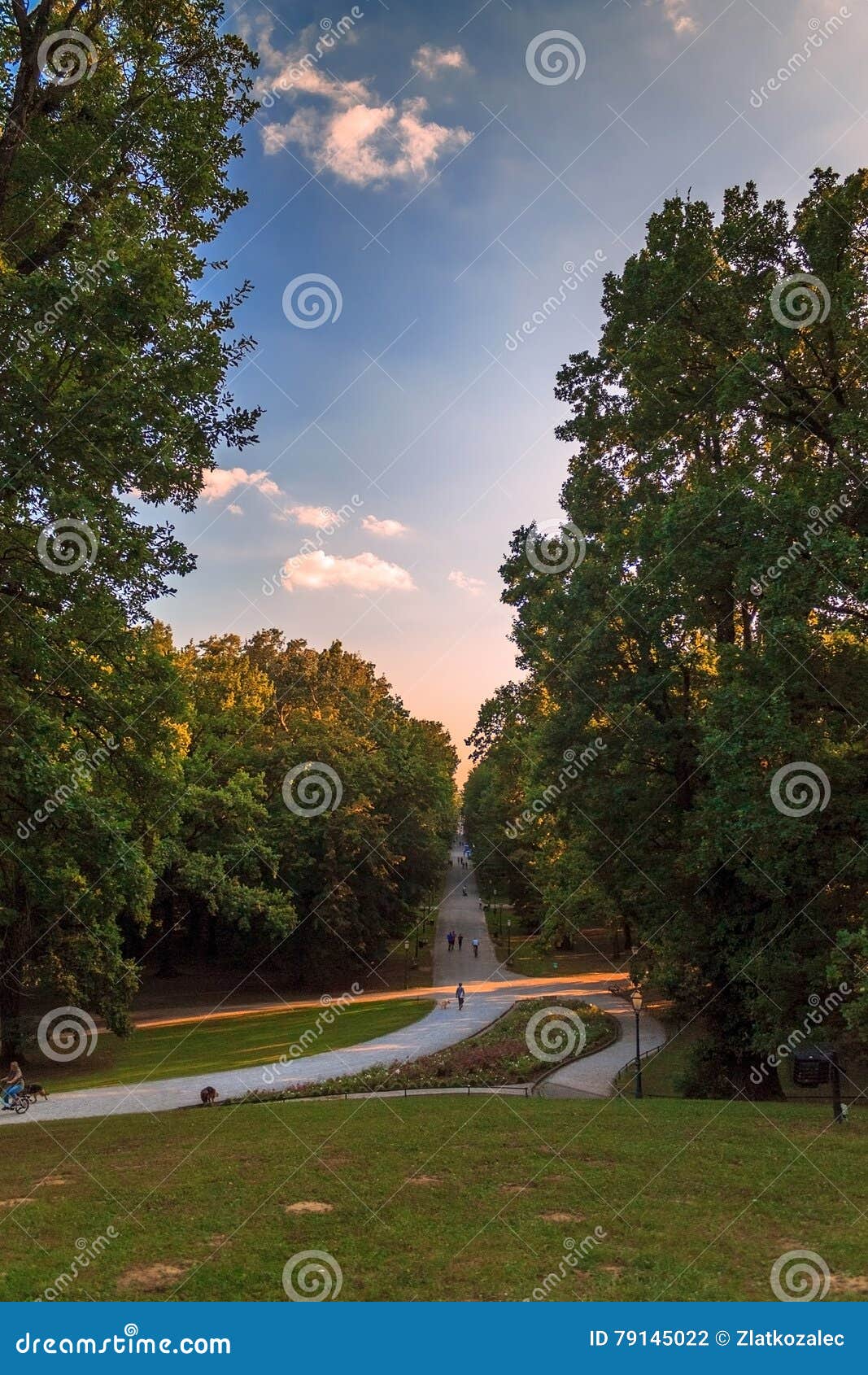 Park Maksimir in Zagreb stock photo. Image of bright - 79145022