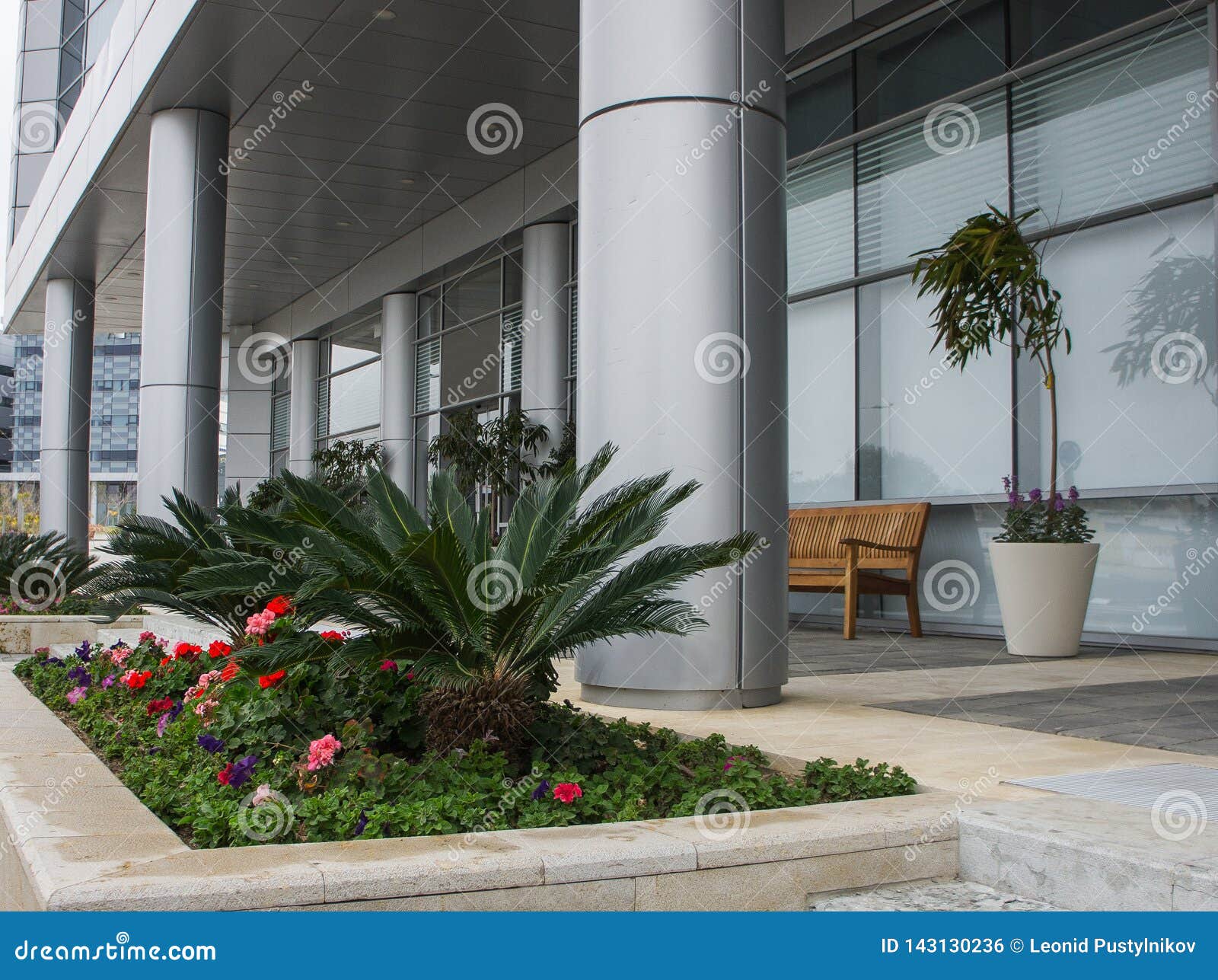 Park and office design stock photo. Image of window - 143130236