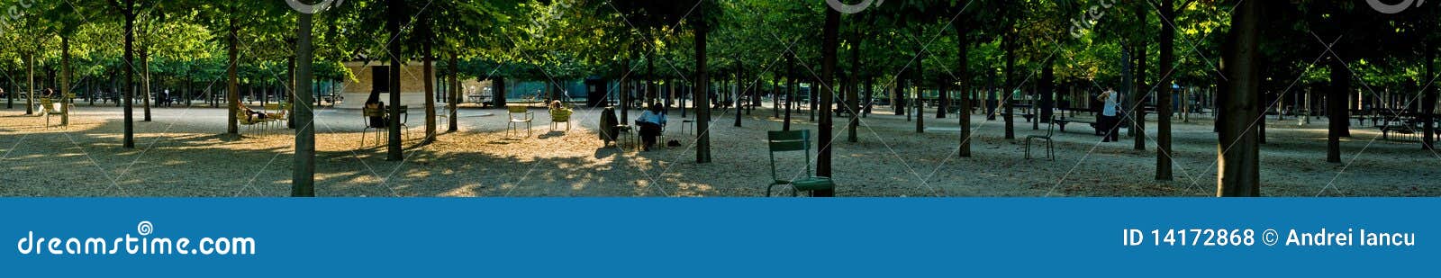 Park panorama stock photo. Image of garden, peaceful - 14172868