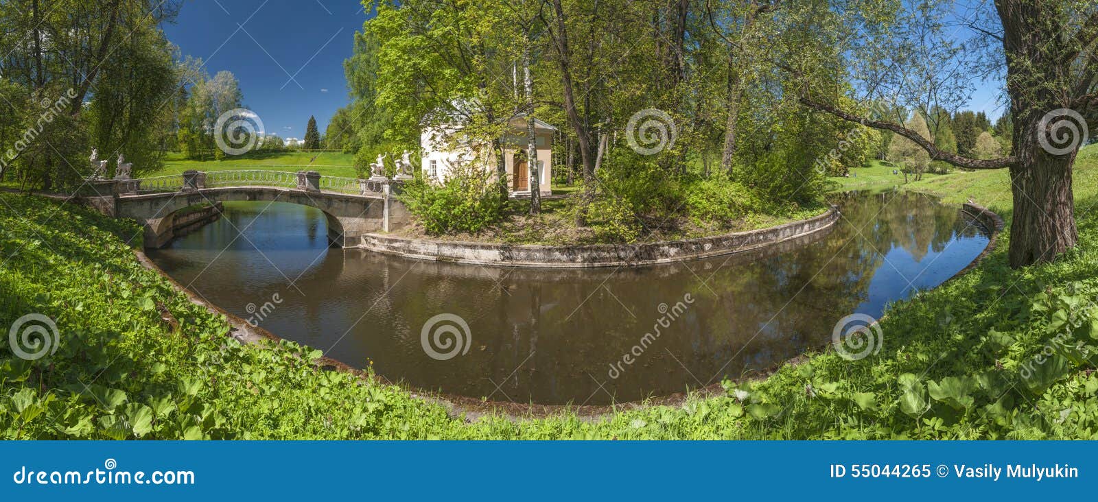 Park panorama stock image. Image of outdoor, landscape - 55044265