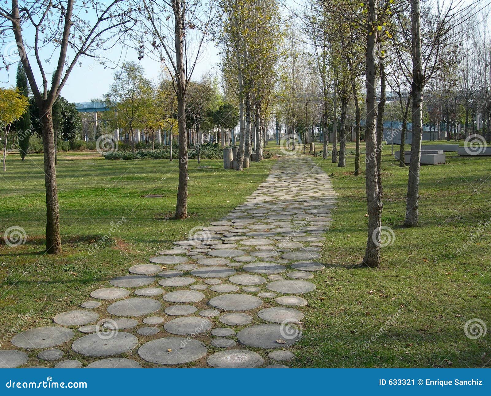 Park path stock image. Image of garden, branch, park, outdoor - 633321