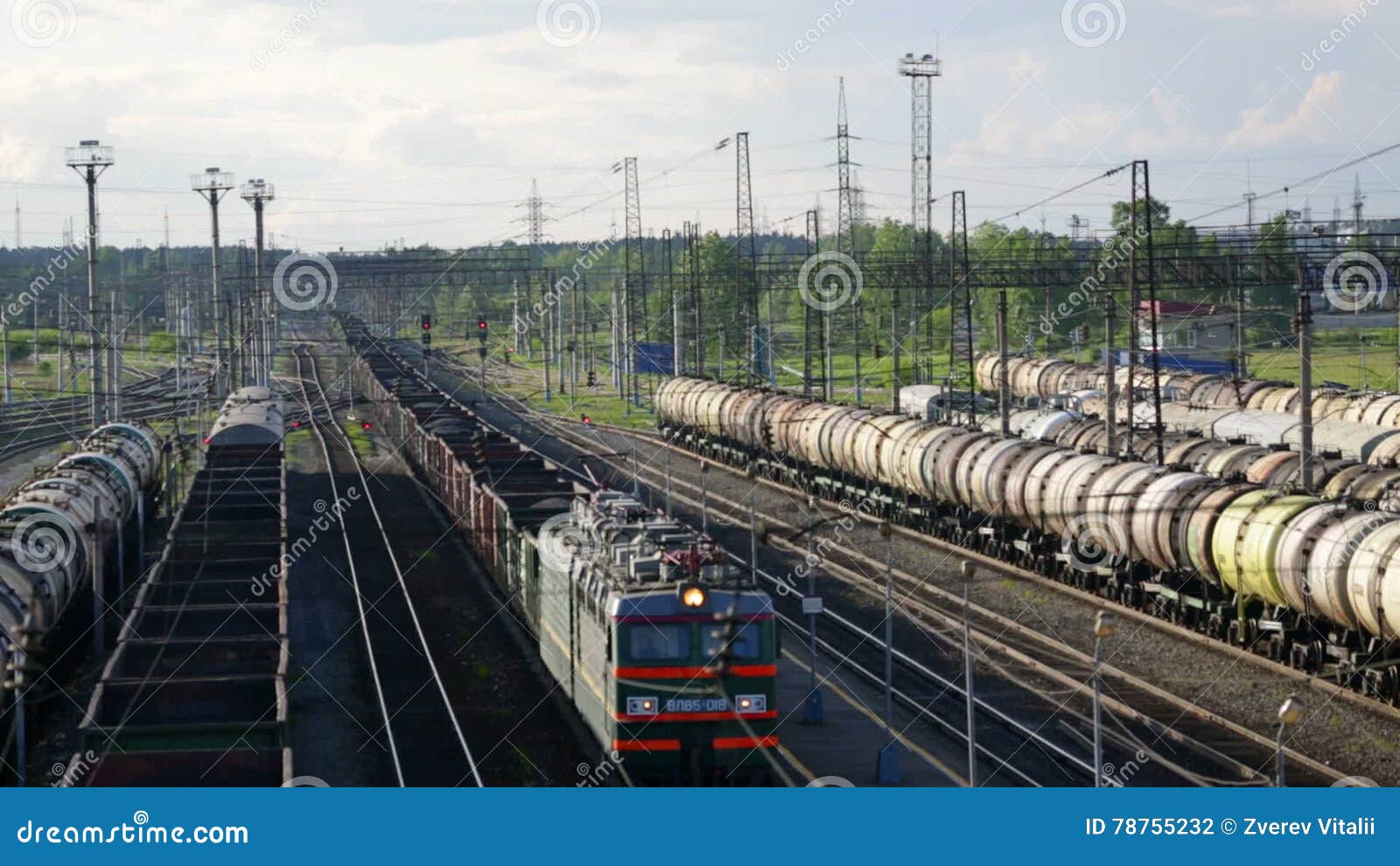 Park Path Rail Loading Station Stock Footage - Video of park, fuel ...