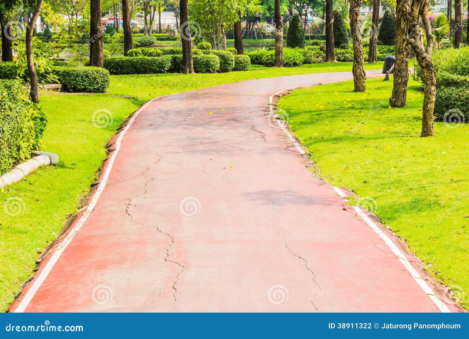 Park Pathway stock photo. Image of orange, natural, pathway - 38911322