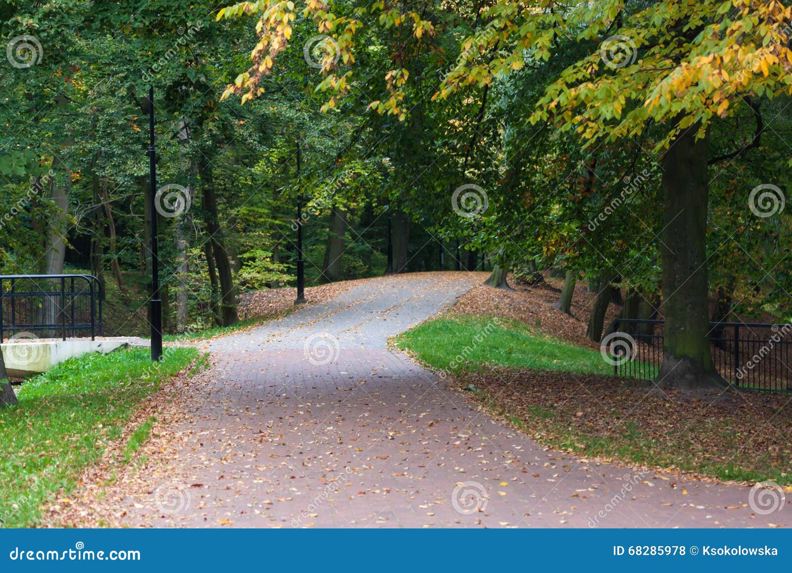 Park pathway stock photo. Image of city, footpath, path - 68285978