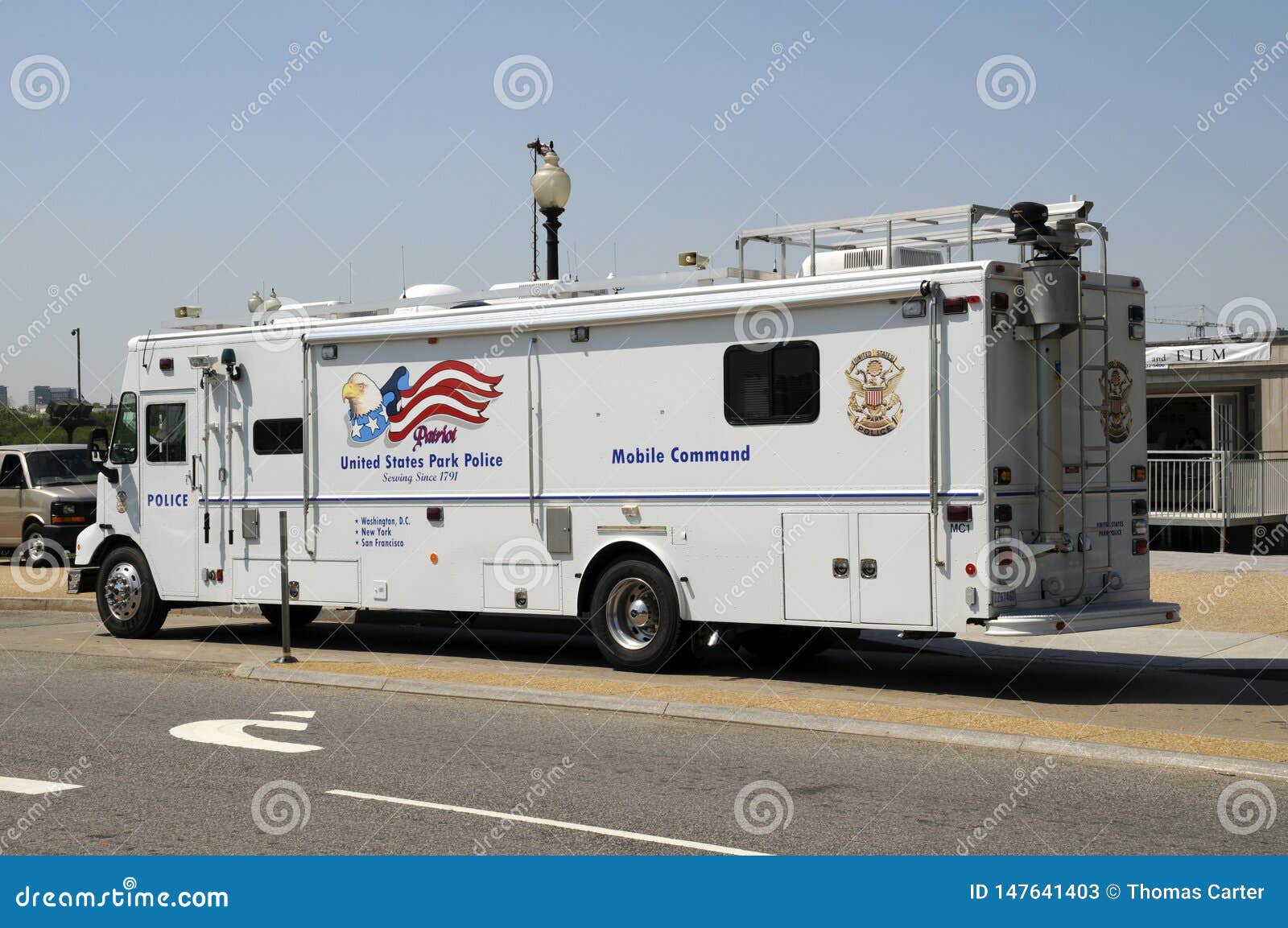 Park Police Emergency Command Unit in Washington DC Editorial Stock ...