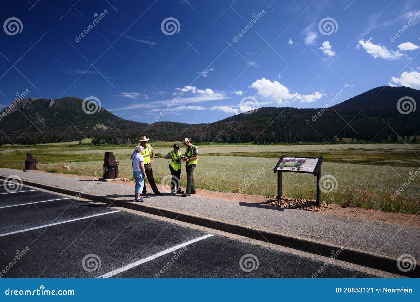 Park Ranger at the Rocky Mountain National Park Editorial Photo - Image ...