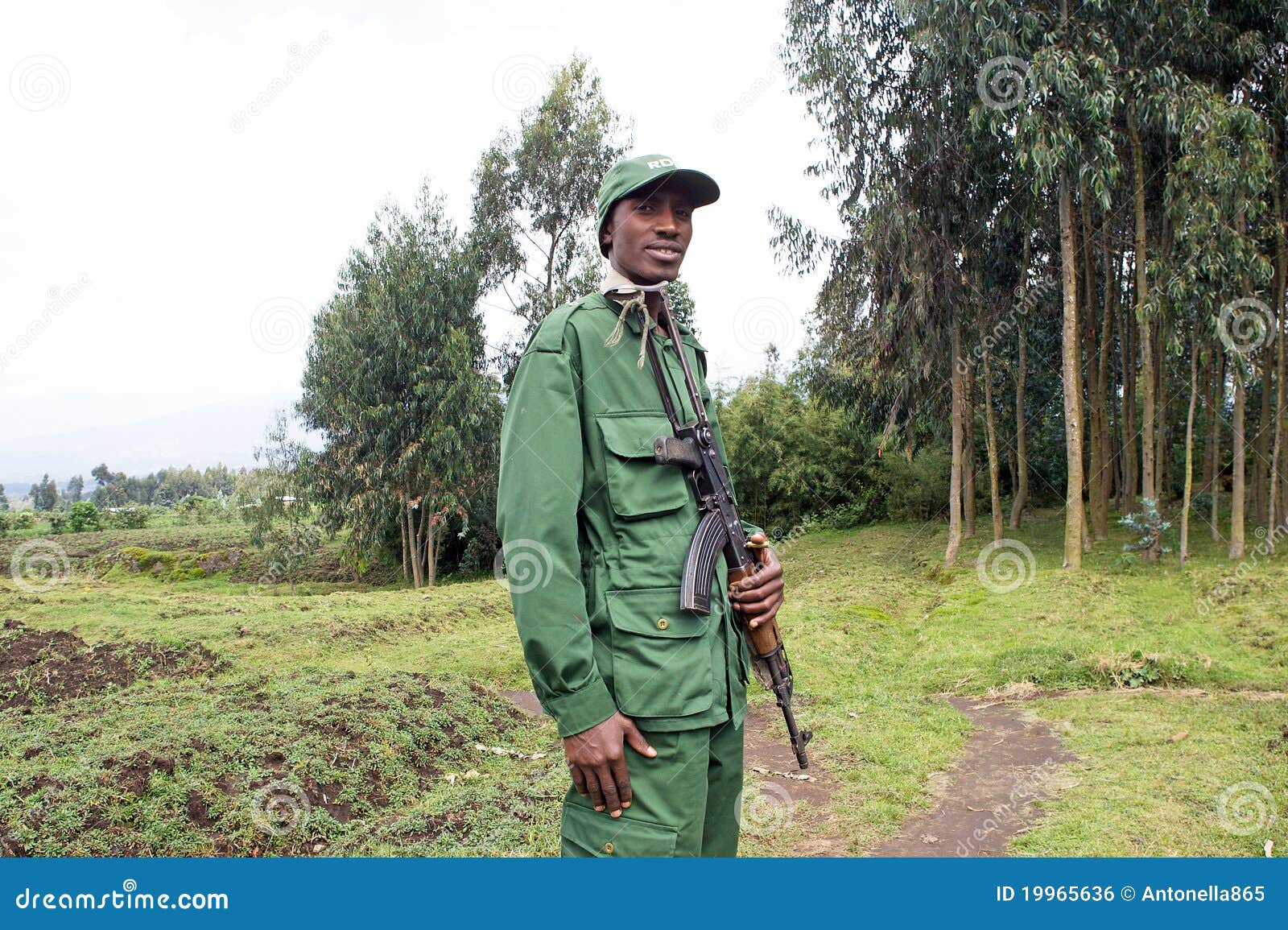Park Ranger at the Volcanoes National Park Editorial Photo - Image of ...