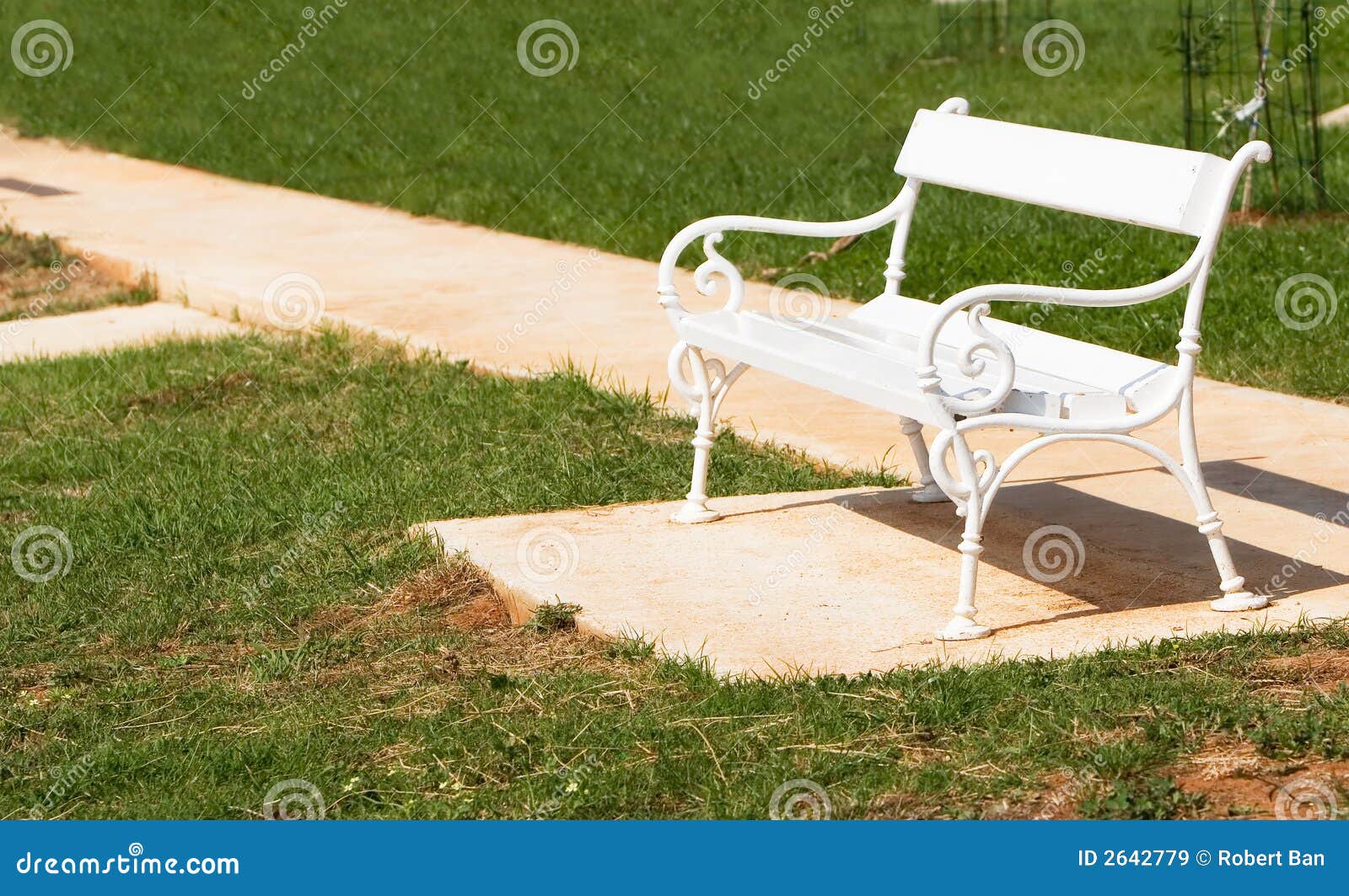 Park rest bench stock image. Image of historical, iron - 2642779